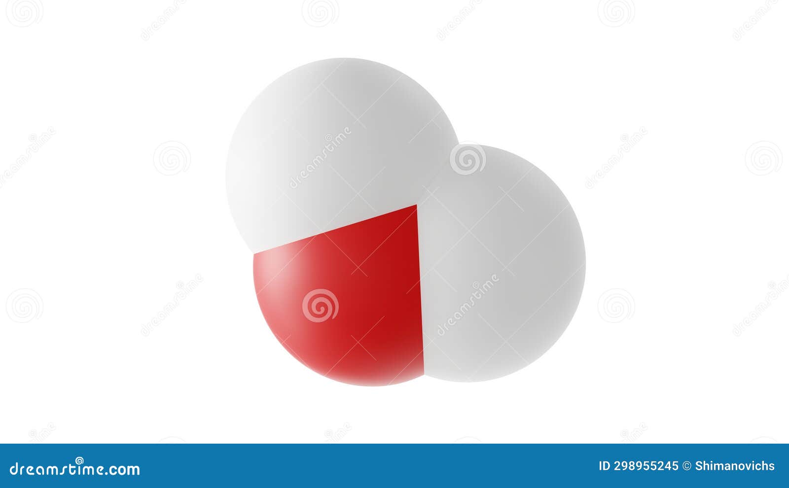 Water Molecule, Polar Inorganic Compound, Molecular Structure, Isolated ...