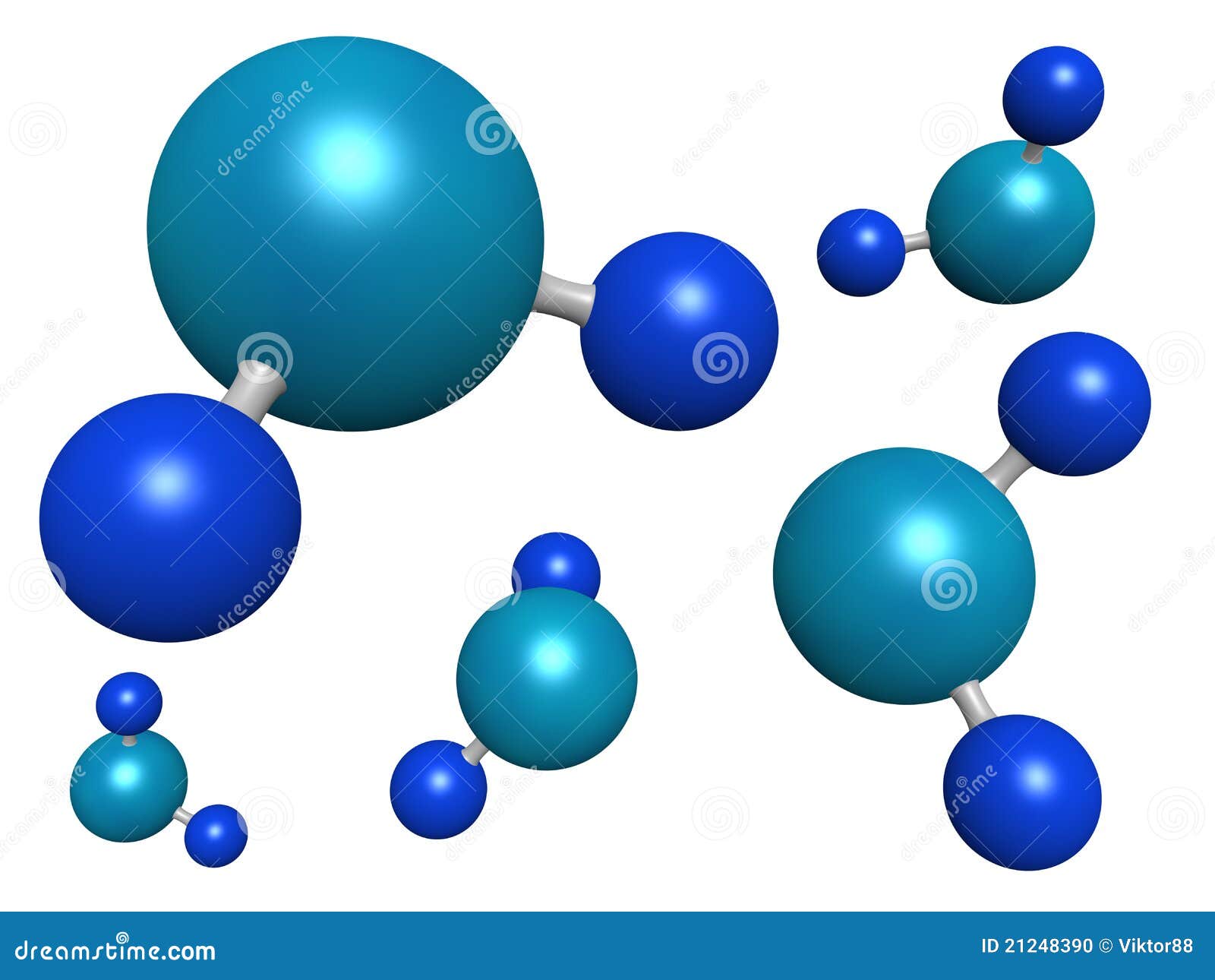 Water Molecules Background Vector Illustration | CartoonDealer.com ...