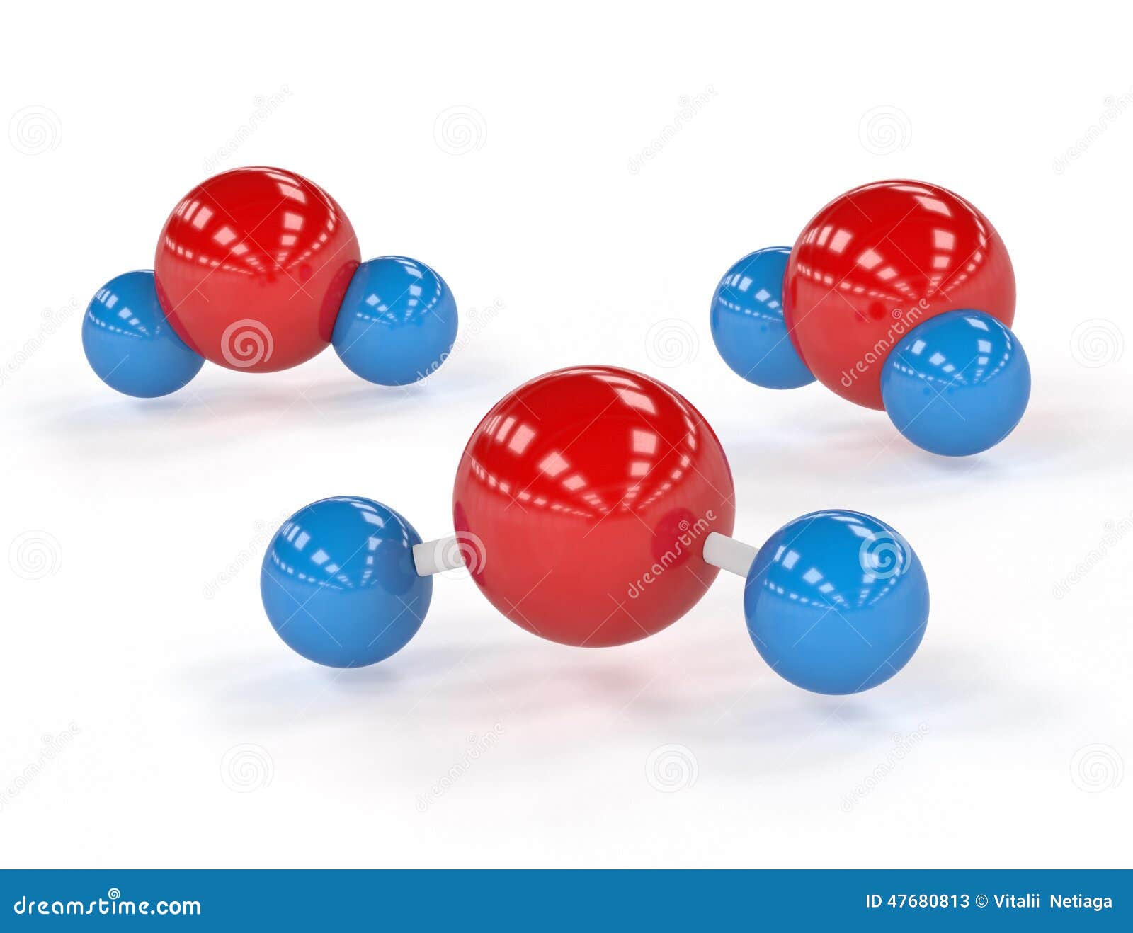 Water Molecules Background Vector Illustration | CartoonDealer.com ...