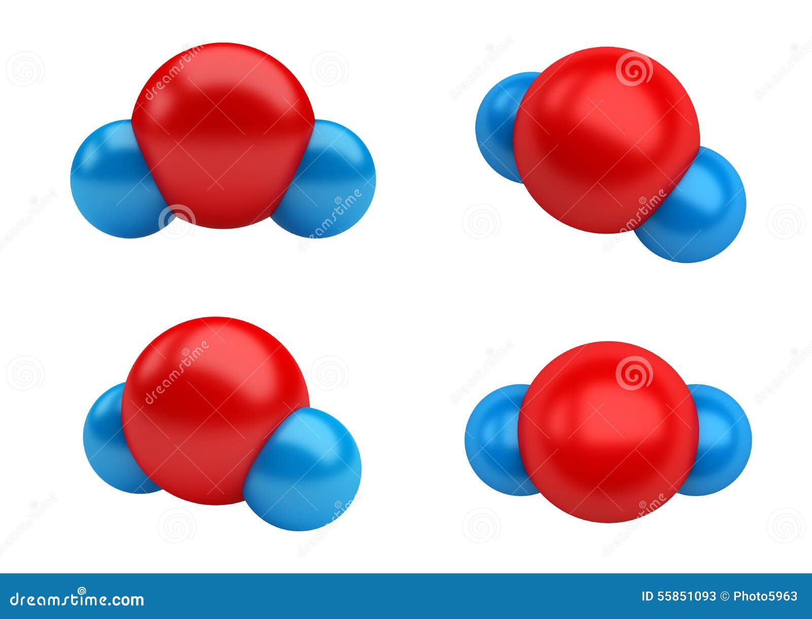 Water Molecules H2O stock illustration. Illustration of dihydrogen ...