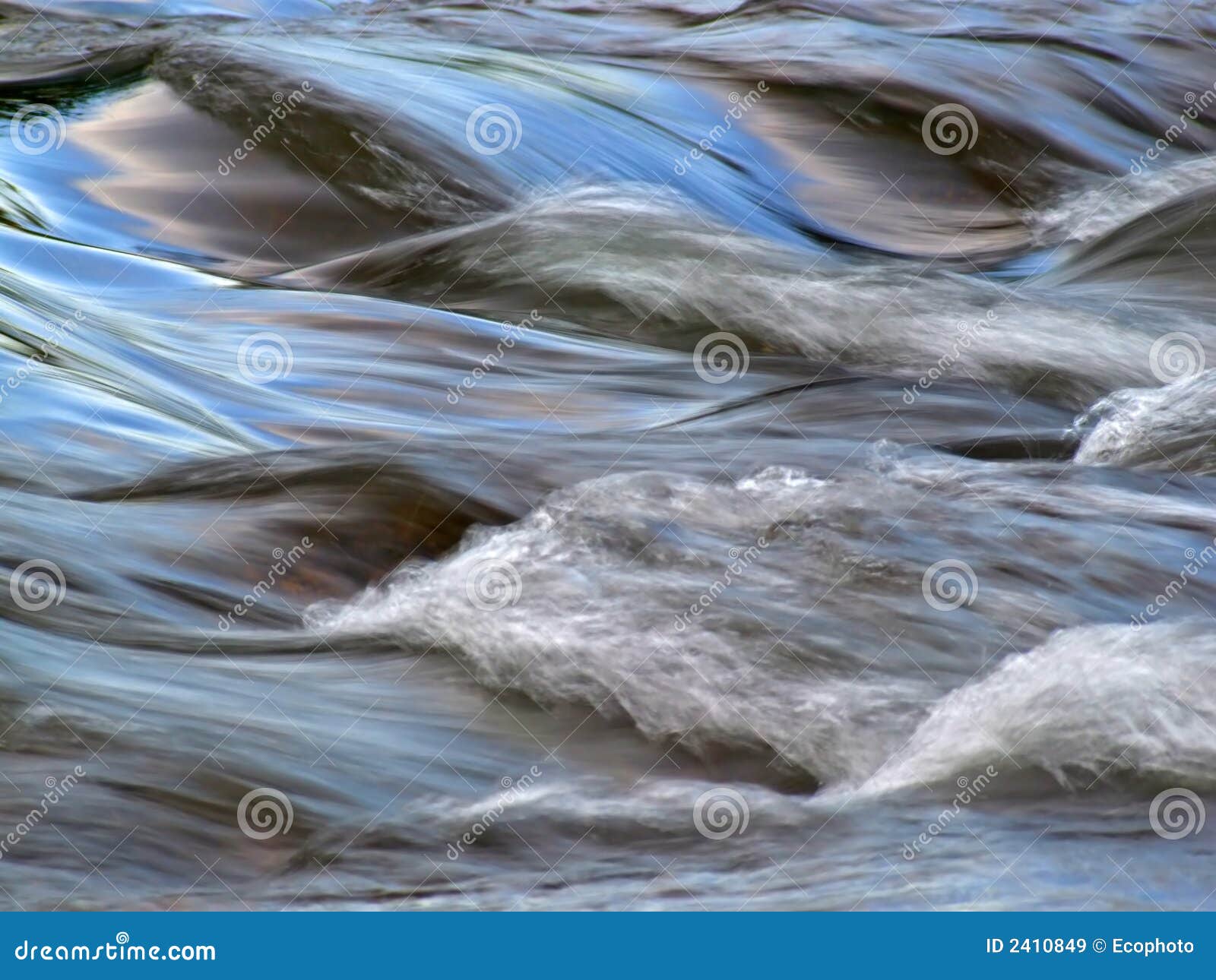 Water in motion stock image. Image of pure, liquid, blue - 2410849