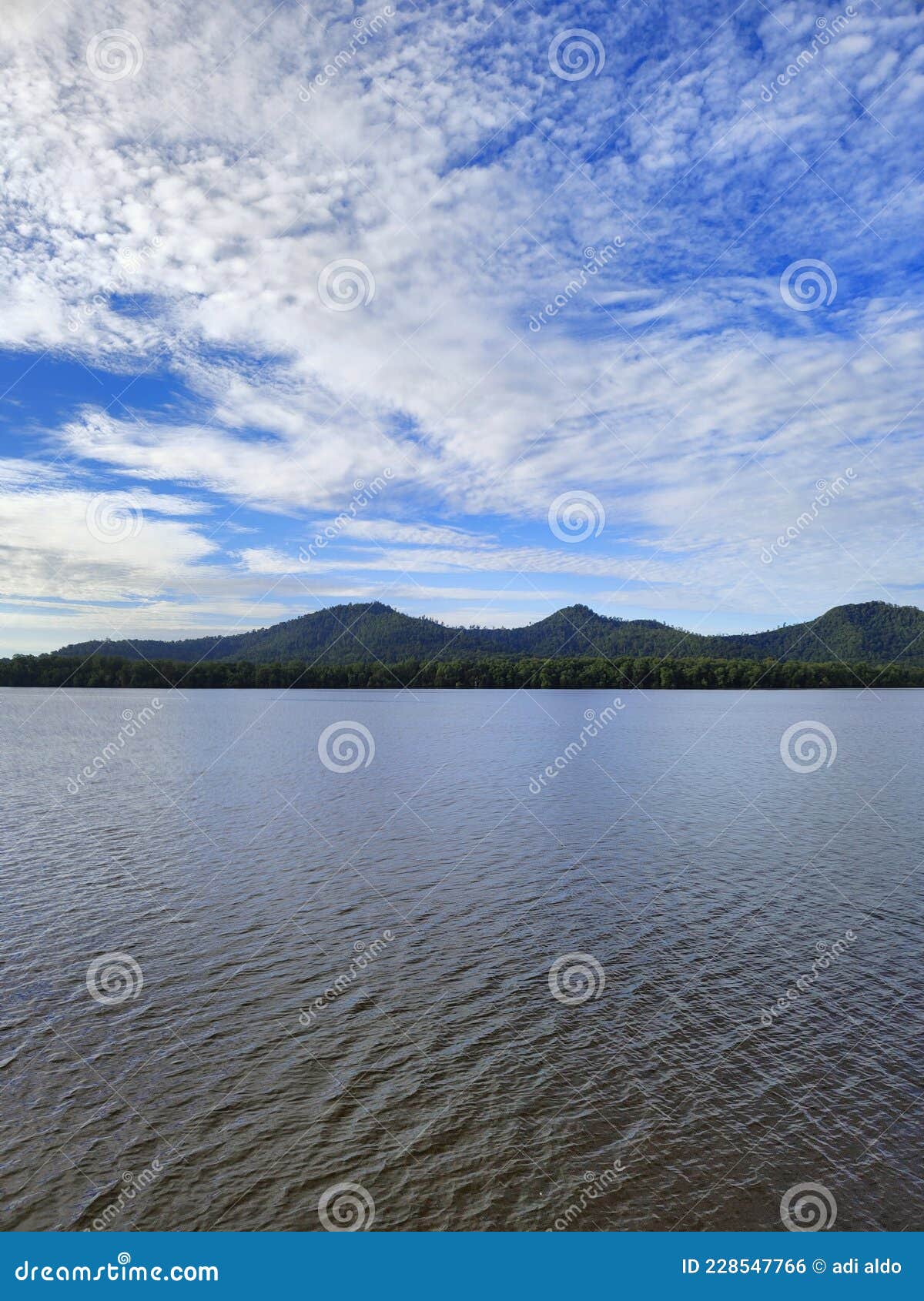 Water and Mountains Seen from Afar 2 Stock Photo - Image of nature ...