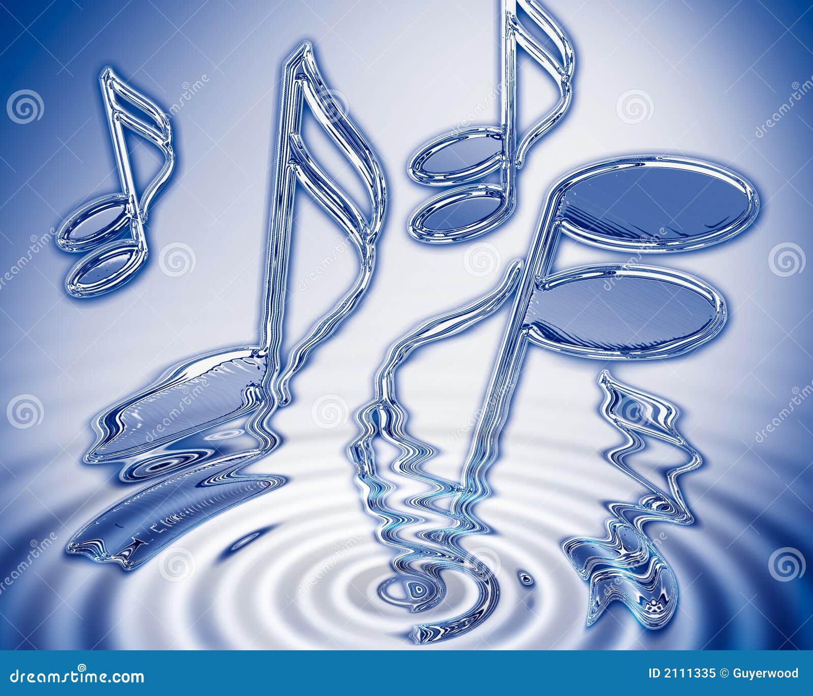 Water music stock illustration. Illustration of music - 2111335
