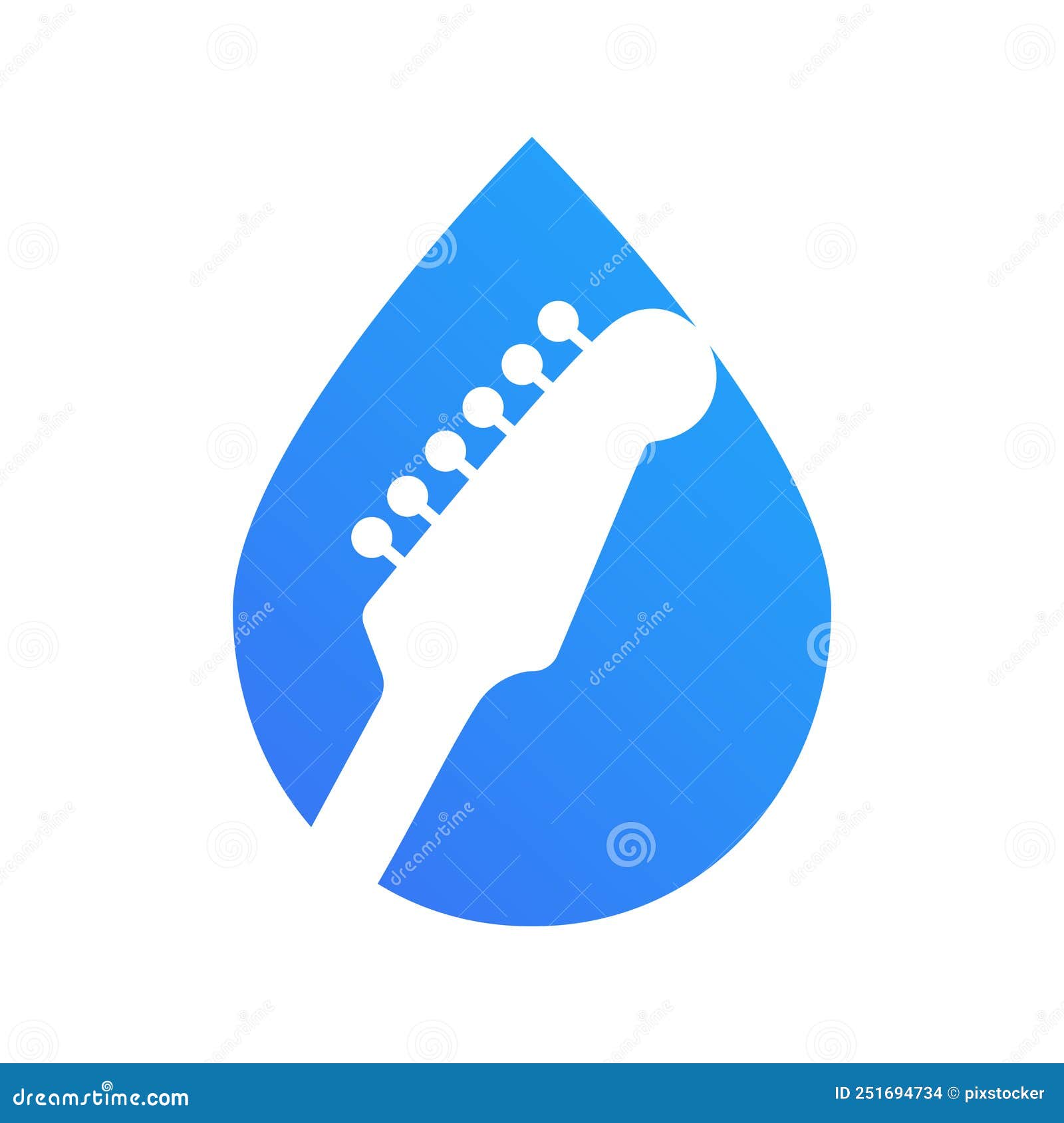 Water Music Logo. Music Logo Concept with Water Concept Vector Template ...