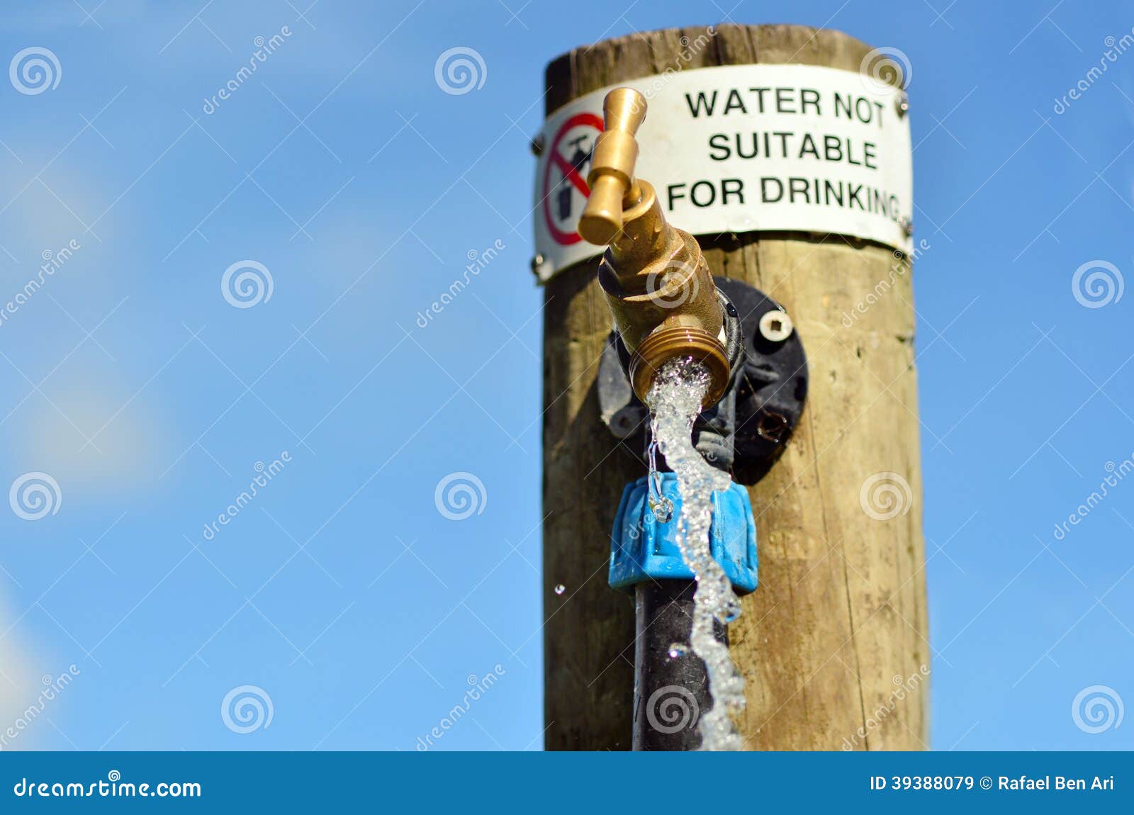 Water Not Suitable for Drinking Stock Image - Image of nature, shortage ...