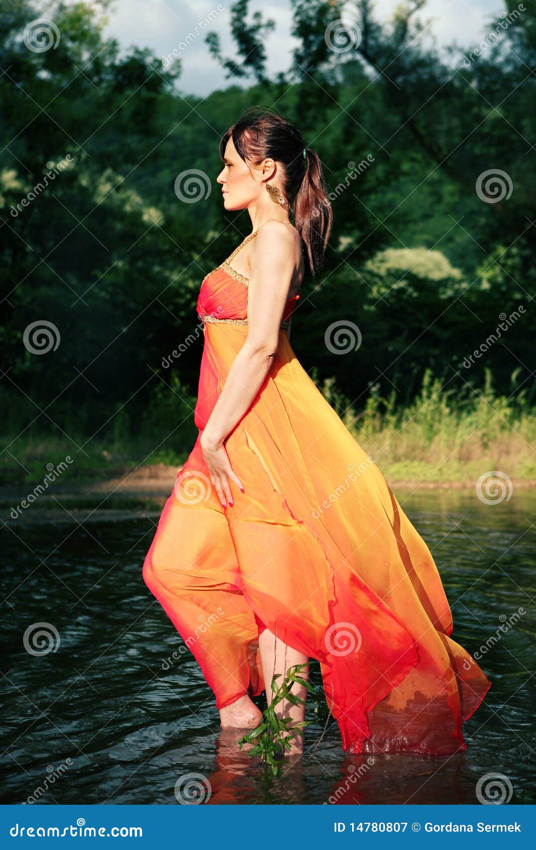 Water nymph stock image. Image of beautiful, mermaid - 14780807
