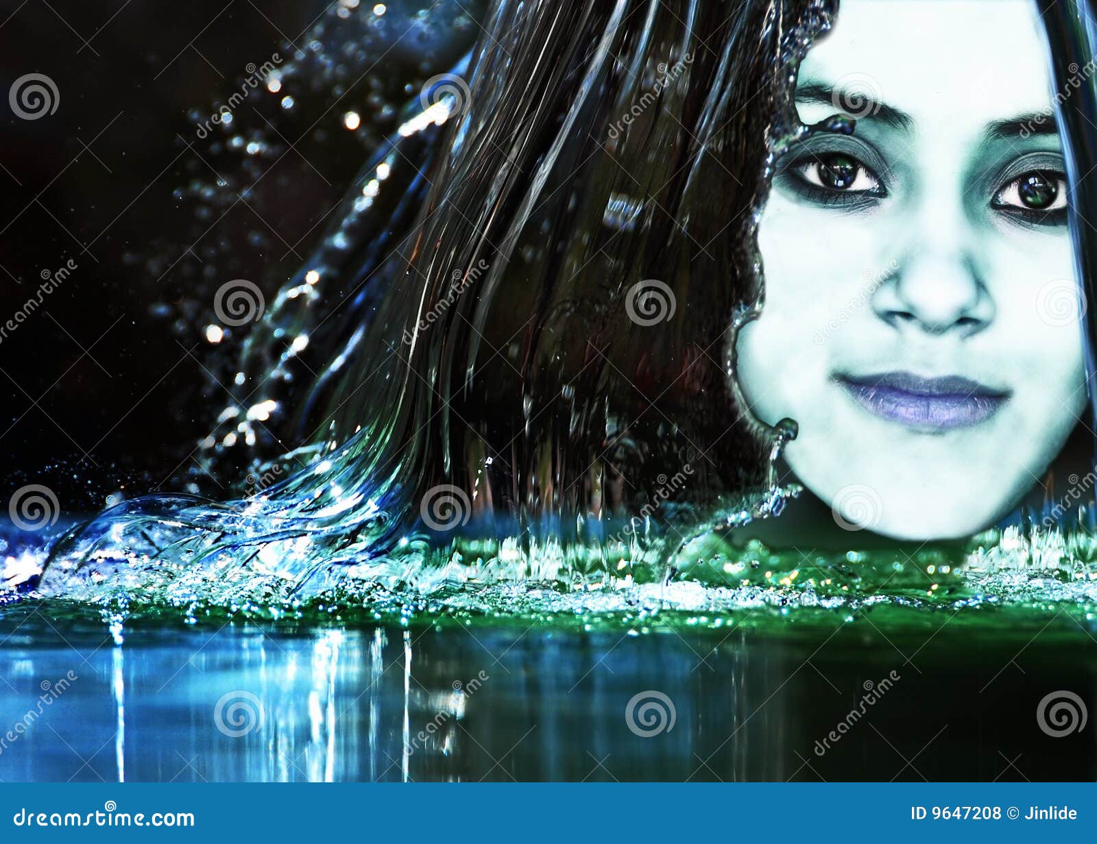 Water nymph stock photo. Image of purity, power, beautiful - 9647208