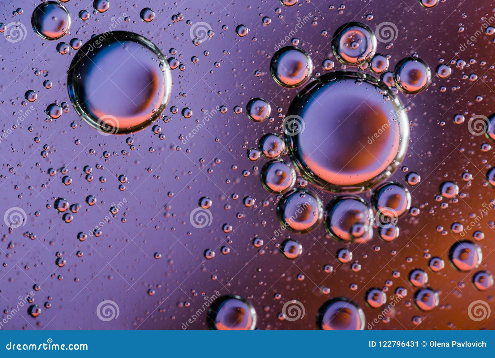 Water and oil bubbles stock image. Image of olive, yellow - 122796431