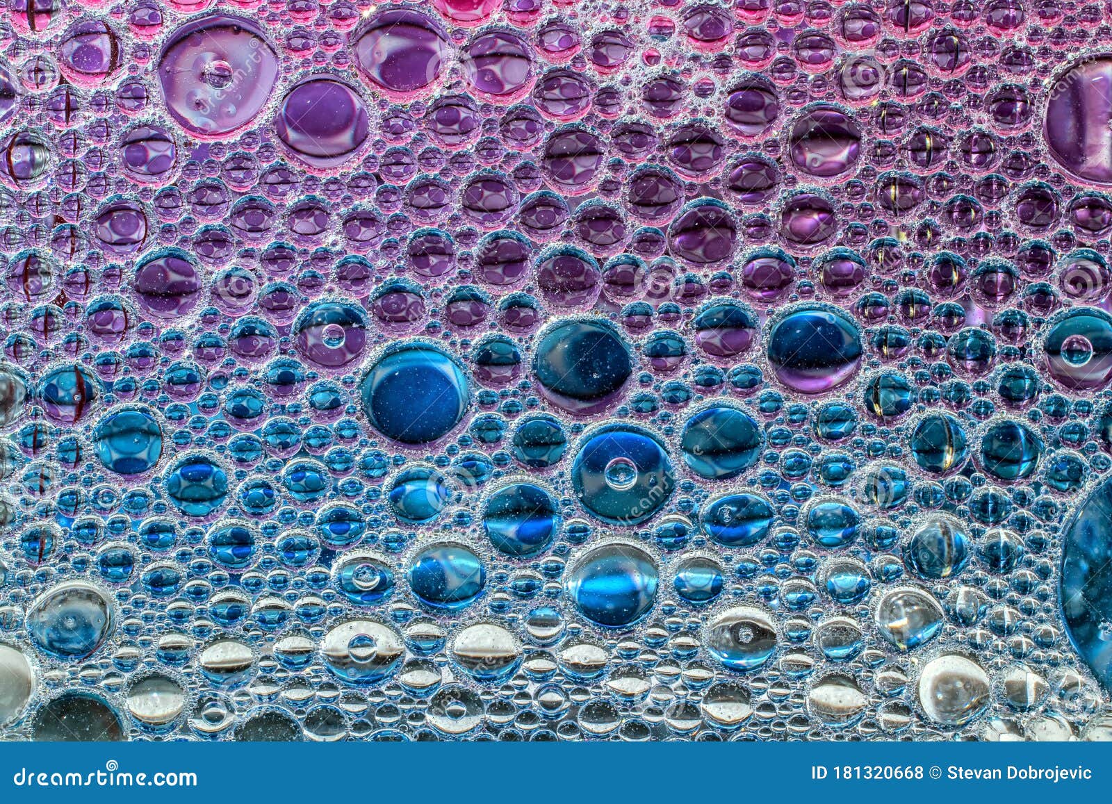 Water oil bubbles stock photo. Image of oiled, autumn - 181320668