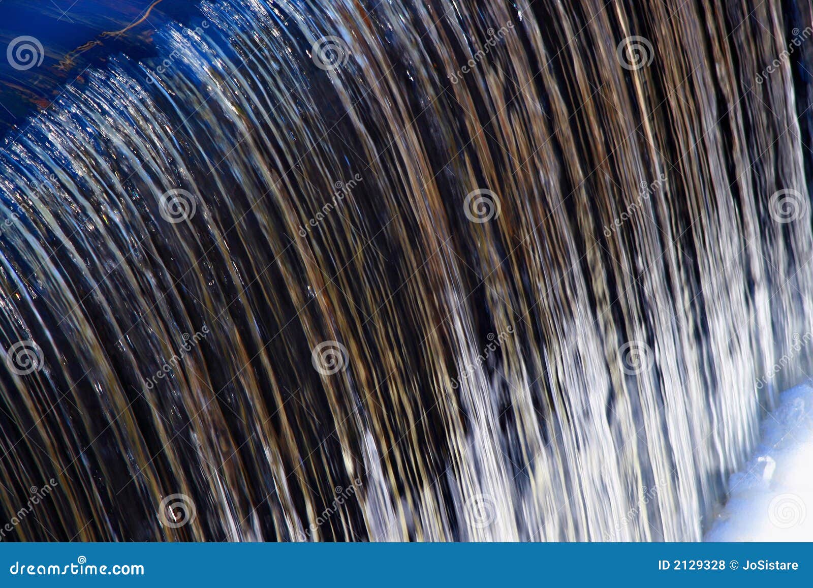 Water Over a Dam stock photo. Image of cascading, downhill - 2129328