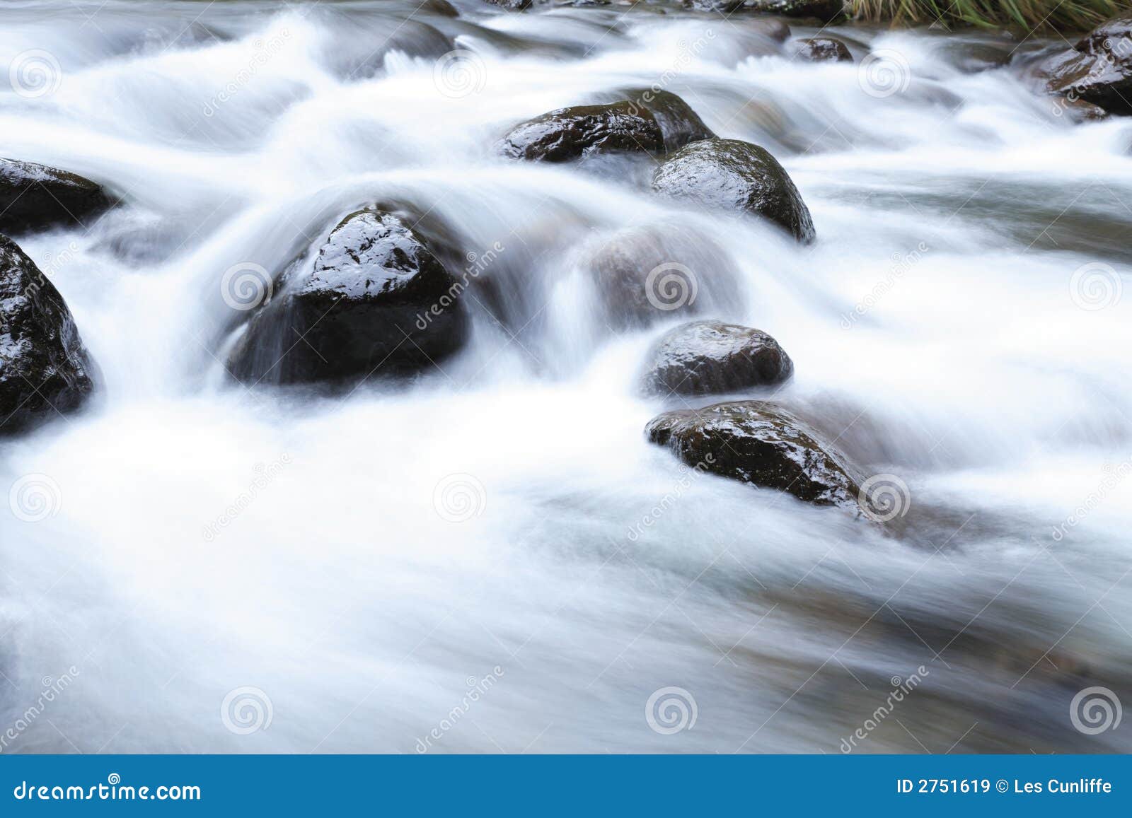 Water over rocks stock image. Image of forceful, rocks - 2751619