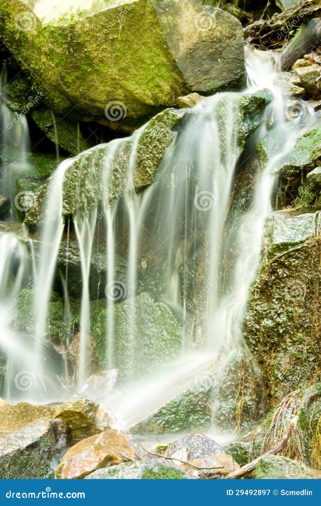 Water over rocks stock image. Image of mountains, background - 29492897