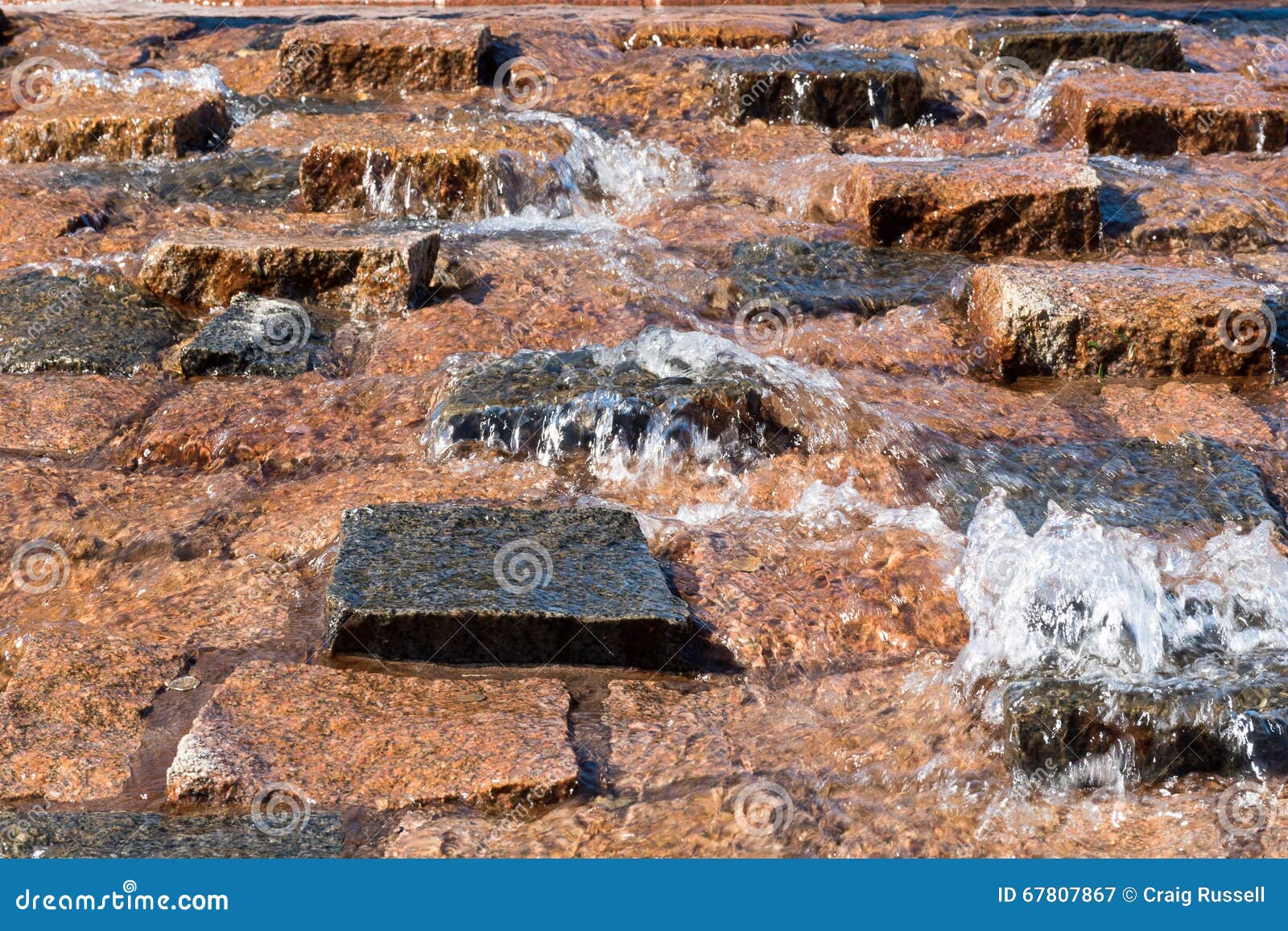 Water over stones stock image. Image of falls, peaceful - 67807867