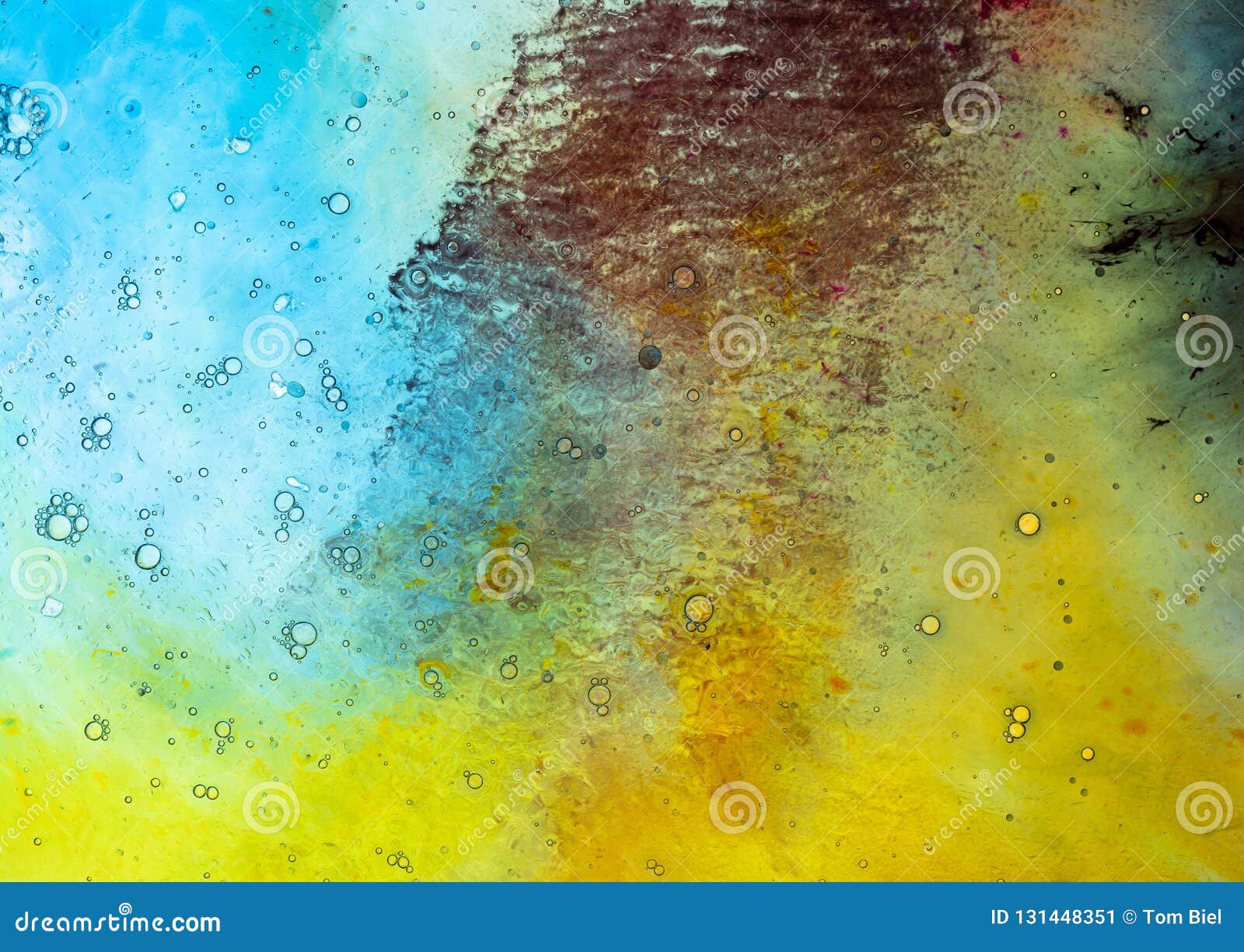 Water and paint texture stock image. Image of planet - 131448351