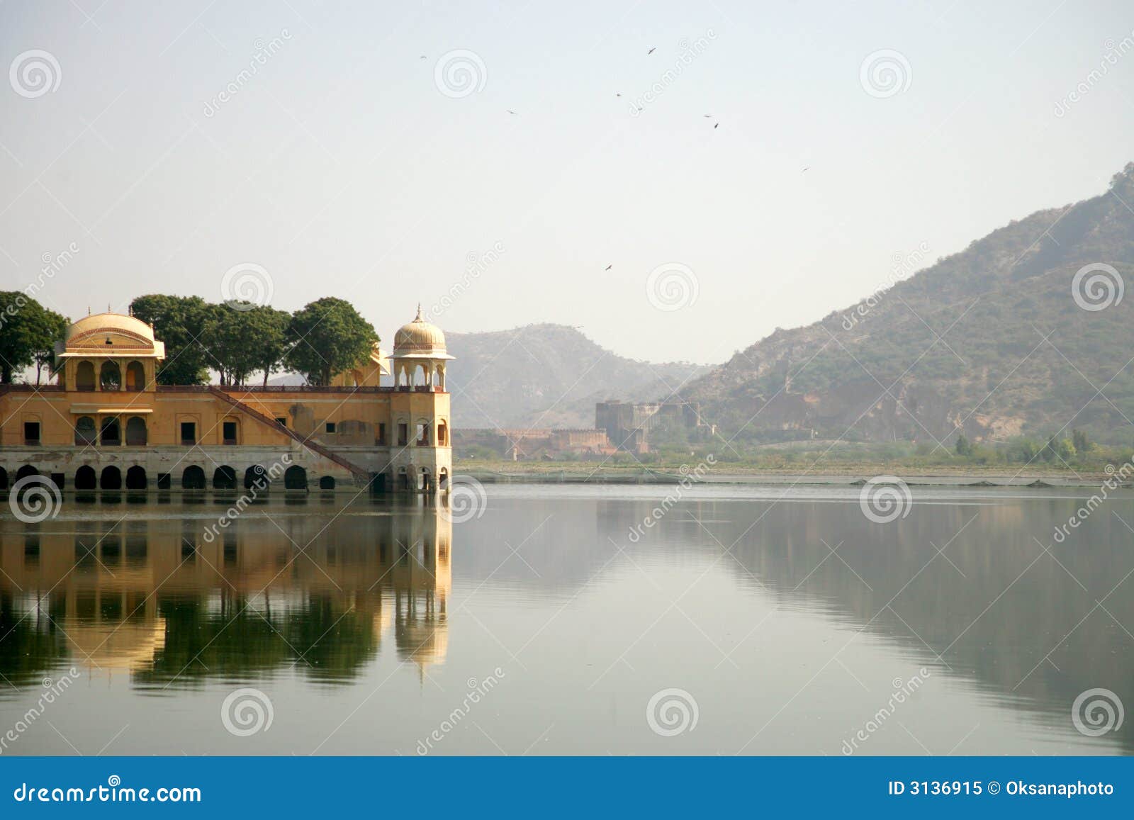 Water Palace At Day - Jal Mahal Rajasthan, Jaipur, India Stock Photo ...