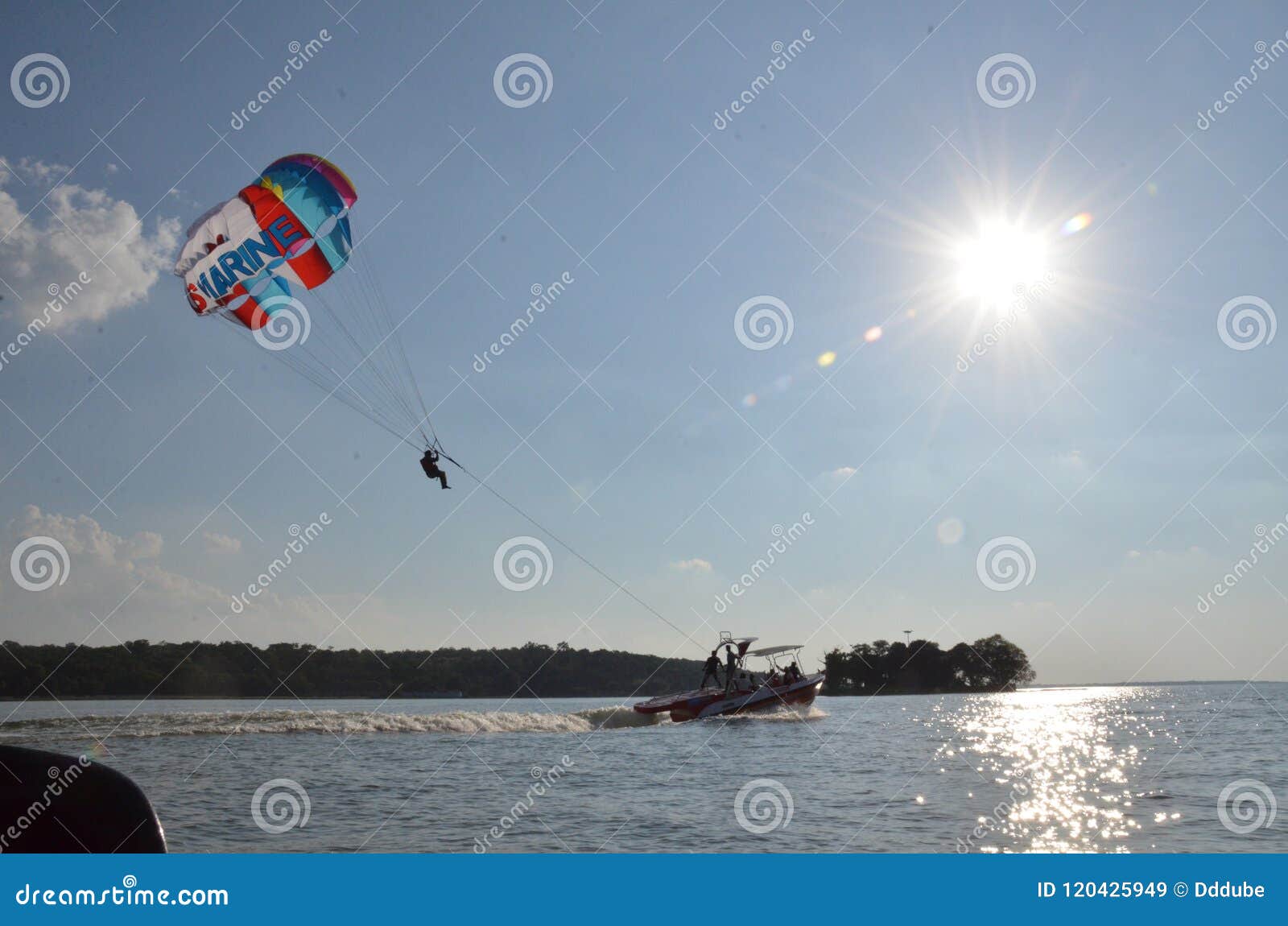Water Para Sailing in Bhopal , India Editorial Stock Image - Image of ...