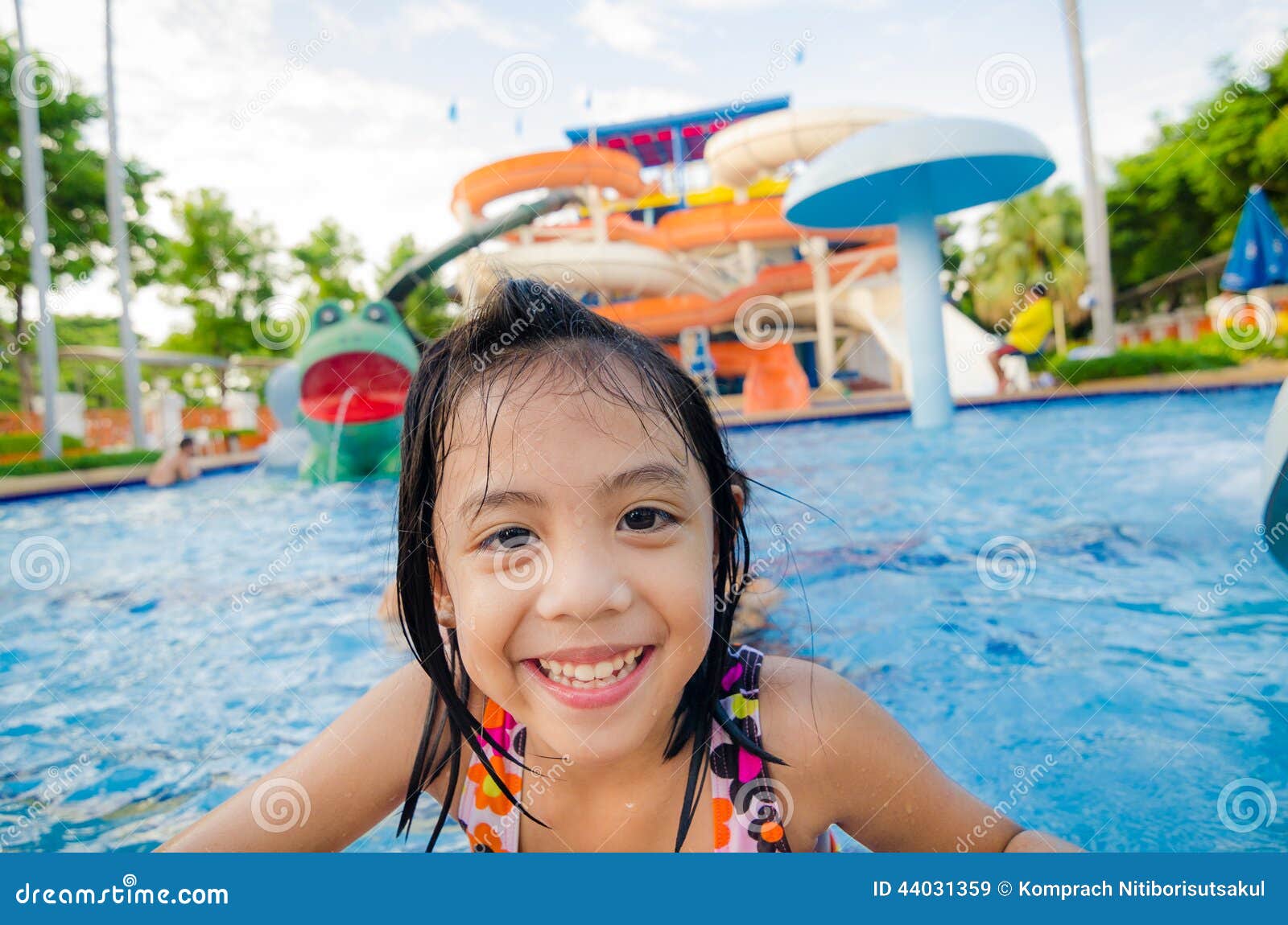 Water Park stock image. Image of children, swim, thai - 44031359