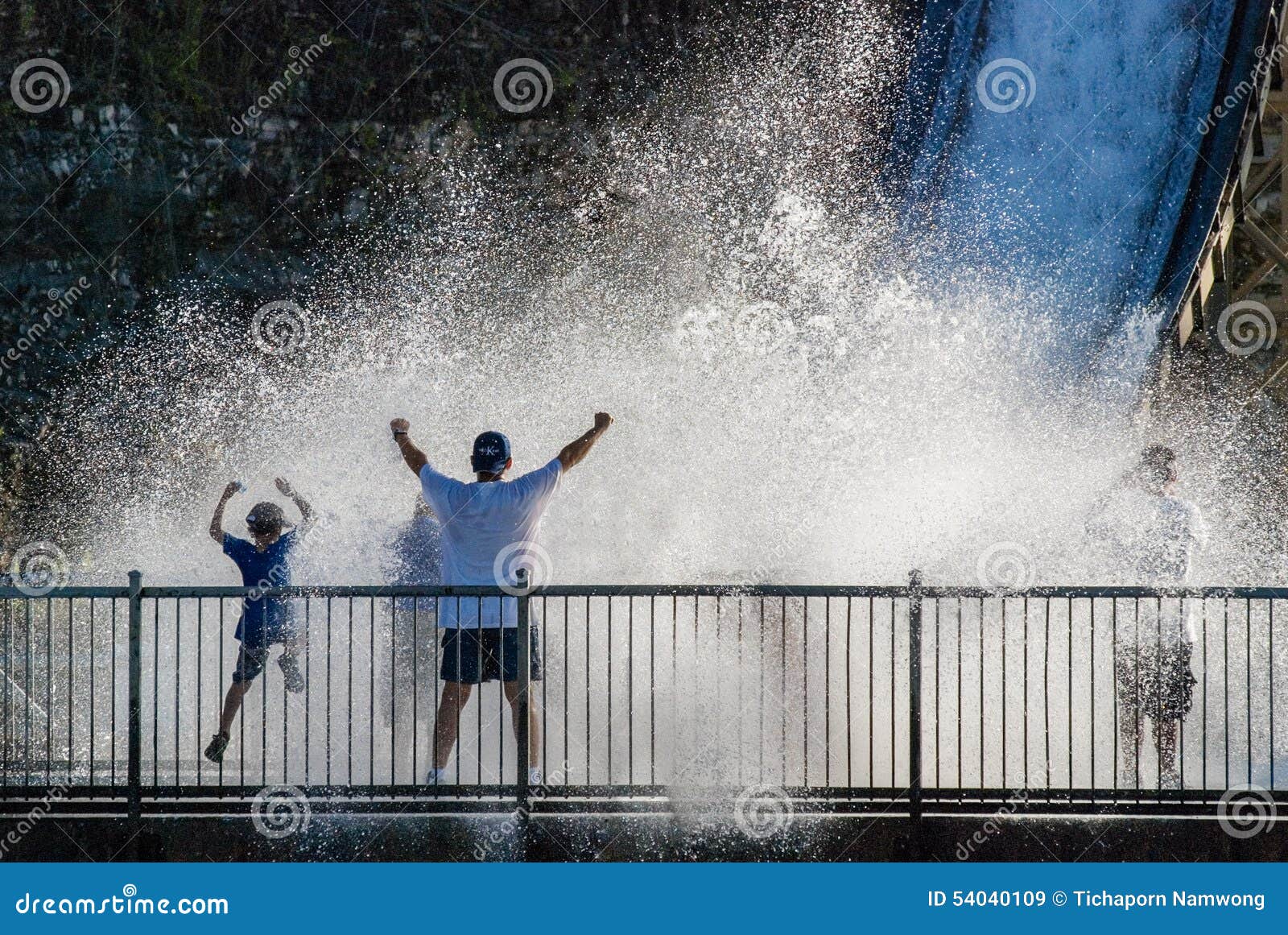 Water Park stock image. Image of splashes, enjoy, fast - 54040109