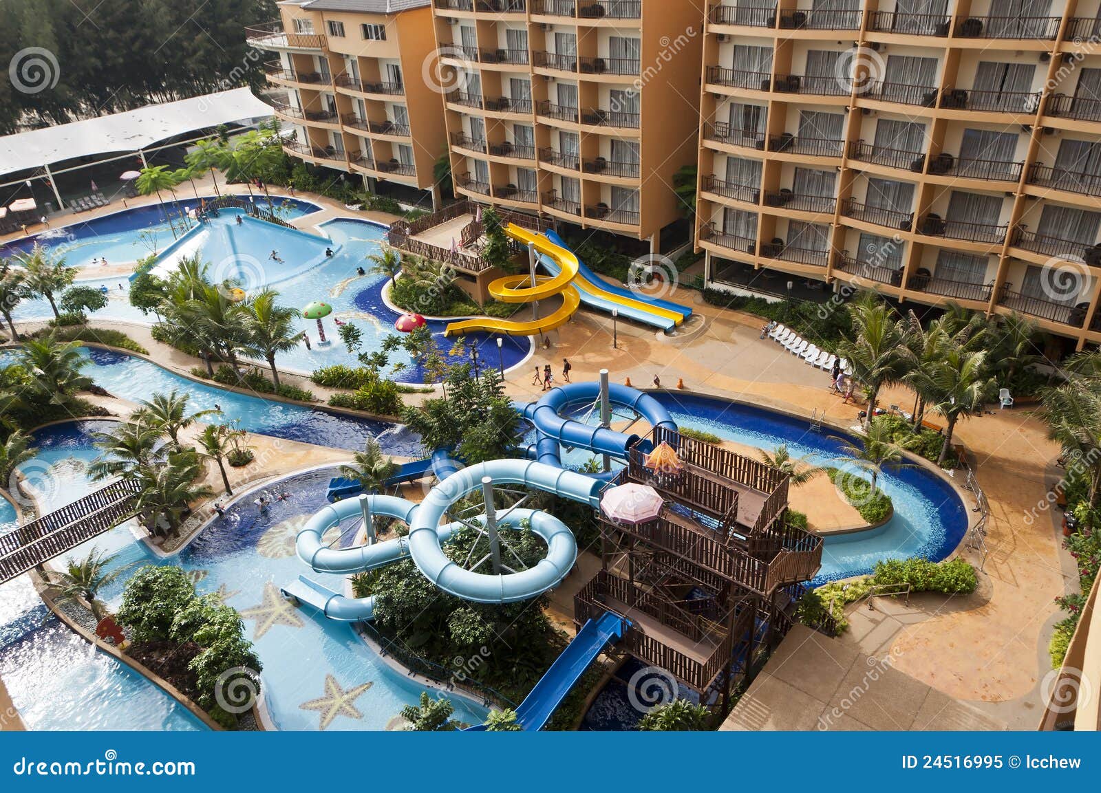 Water Park Resort stock image. Image of holiday, vocation - 24516995