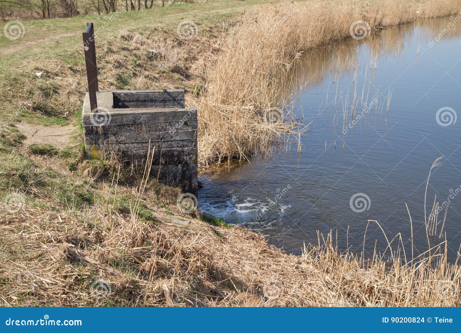 Water pass stock photo. Image of janow, place, pipe, nature - 90200824