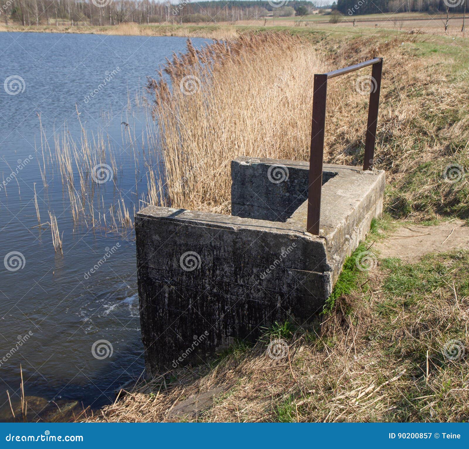 Water pass stock image. Image of wild, lakeside, podlaski - 90200857