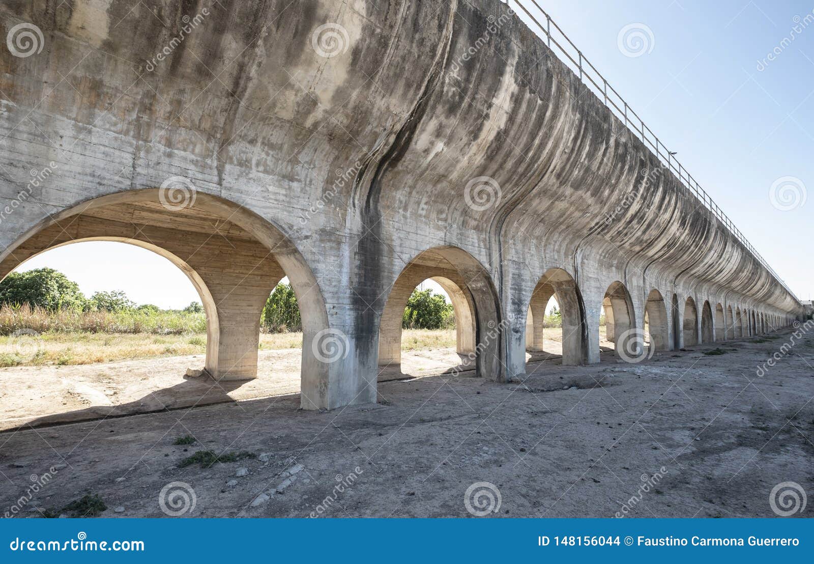Water Passage Channel, Aqueduct Type, Stone Structure Stock Photo ...