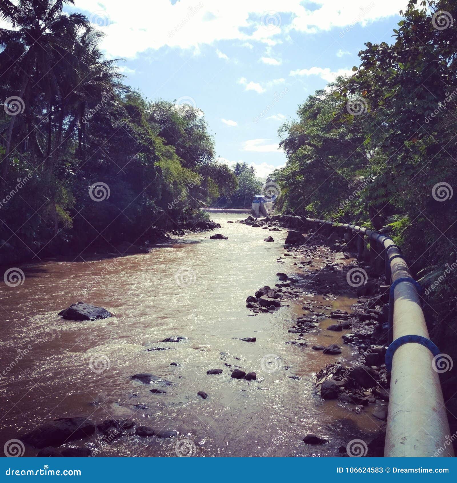 Water Path by nature stock image. Image of flowing, path - 106624583