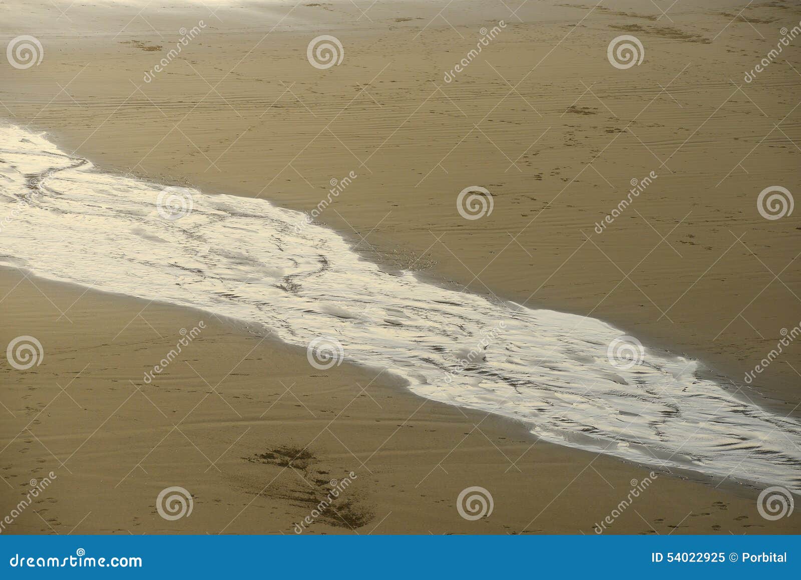Water pattern on sand stock image. Image of oregon, sand - 54022925