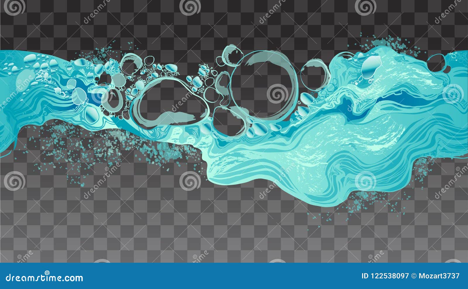 Water Pattern Vector Background Stock Vector - Illustration of concept ...