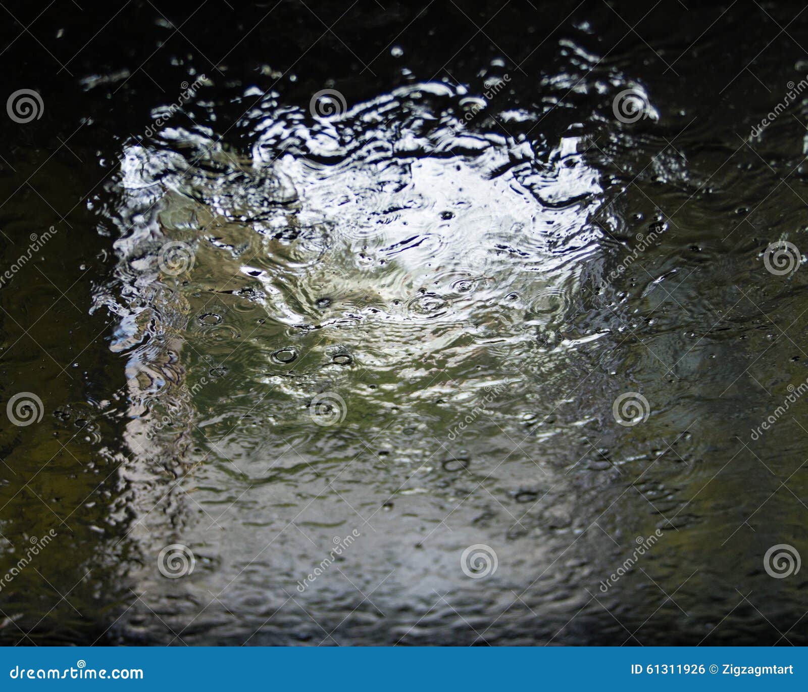 Water Patterns Running Down a Window Stock Photo - Image of flow ...