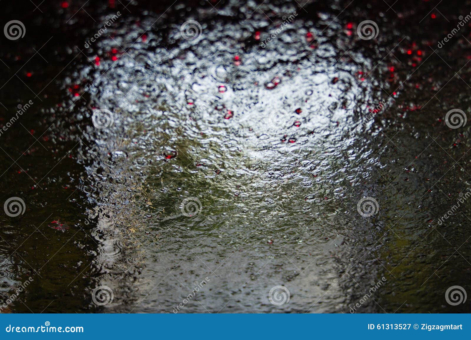 Water Patterns Running Down a Window Stock Image - Image of flowing ...
