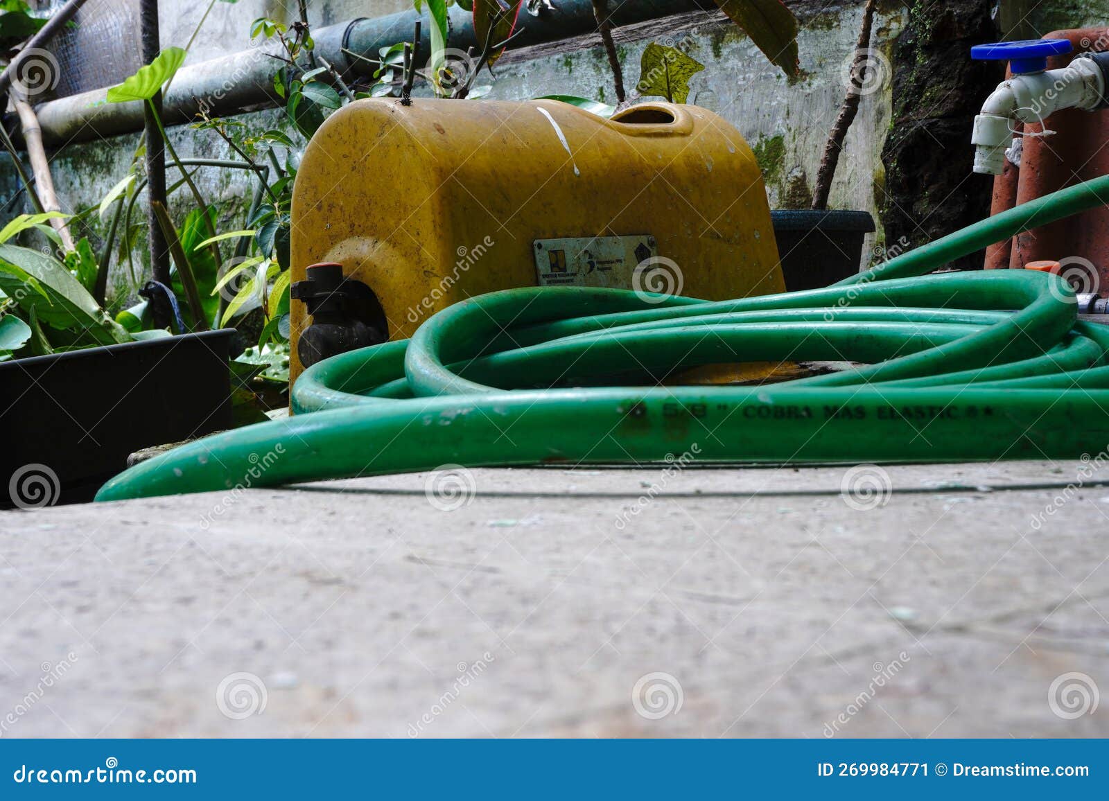 Water Pdam Meter with Yellow Cover Stock Image - Image of wheel, pdam ...