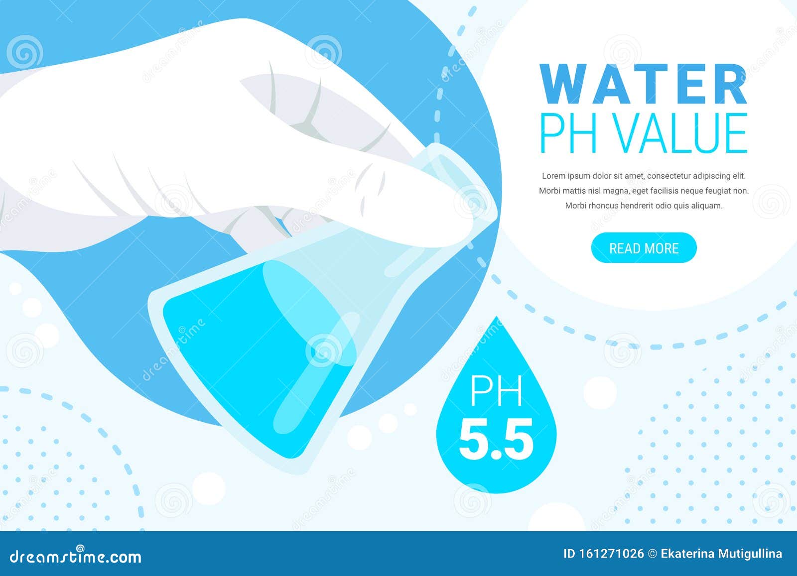 Water ph value concept stock illustration. Illustration of tube - 161271026