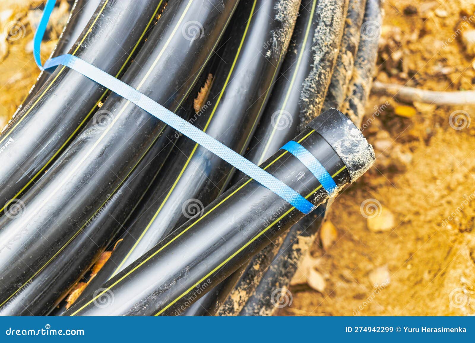 Laying Of Communications, Supply Of Water And Electricity To Buildings ...