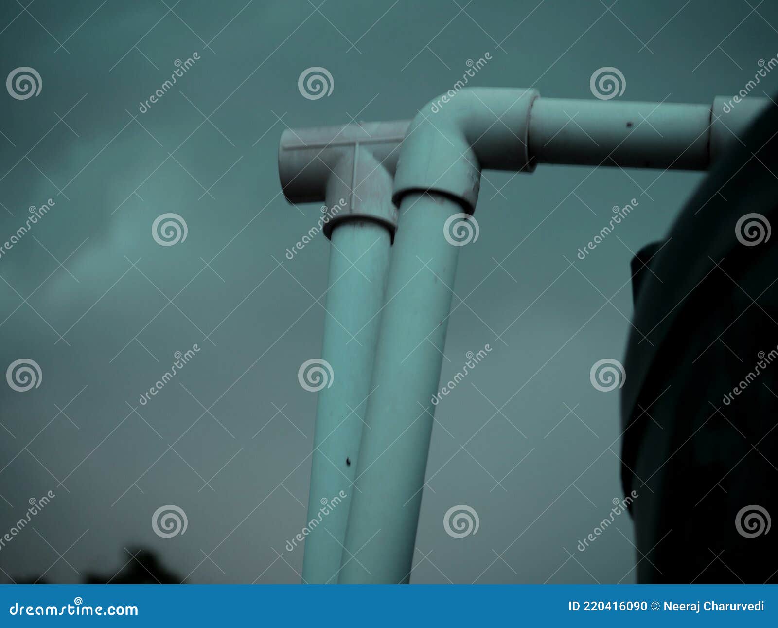 Water pipe closeup shot stock photo. Image of metal - 220416090