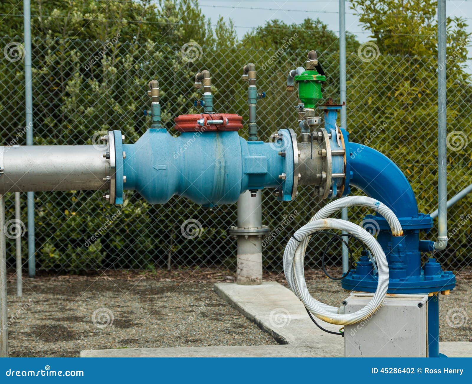 Water Pipe Control Valve stock photo. Image of water - 45286402