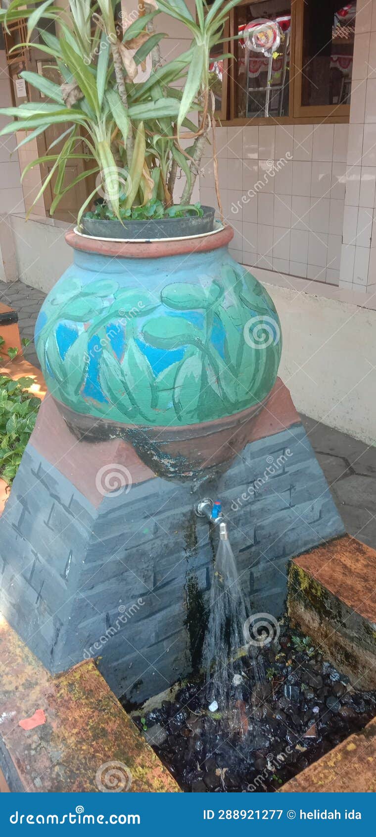 Water Pipe with Flower Pot Design ,cute and Attractive Stock Image ...