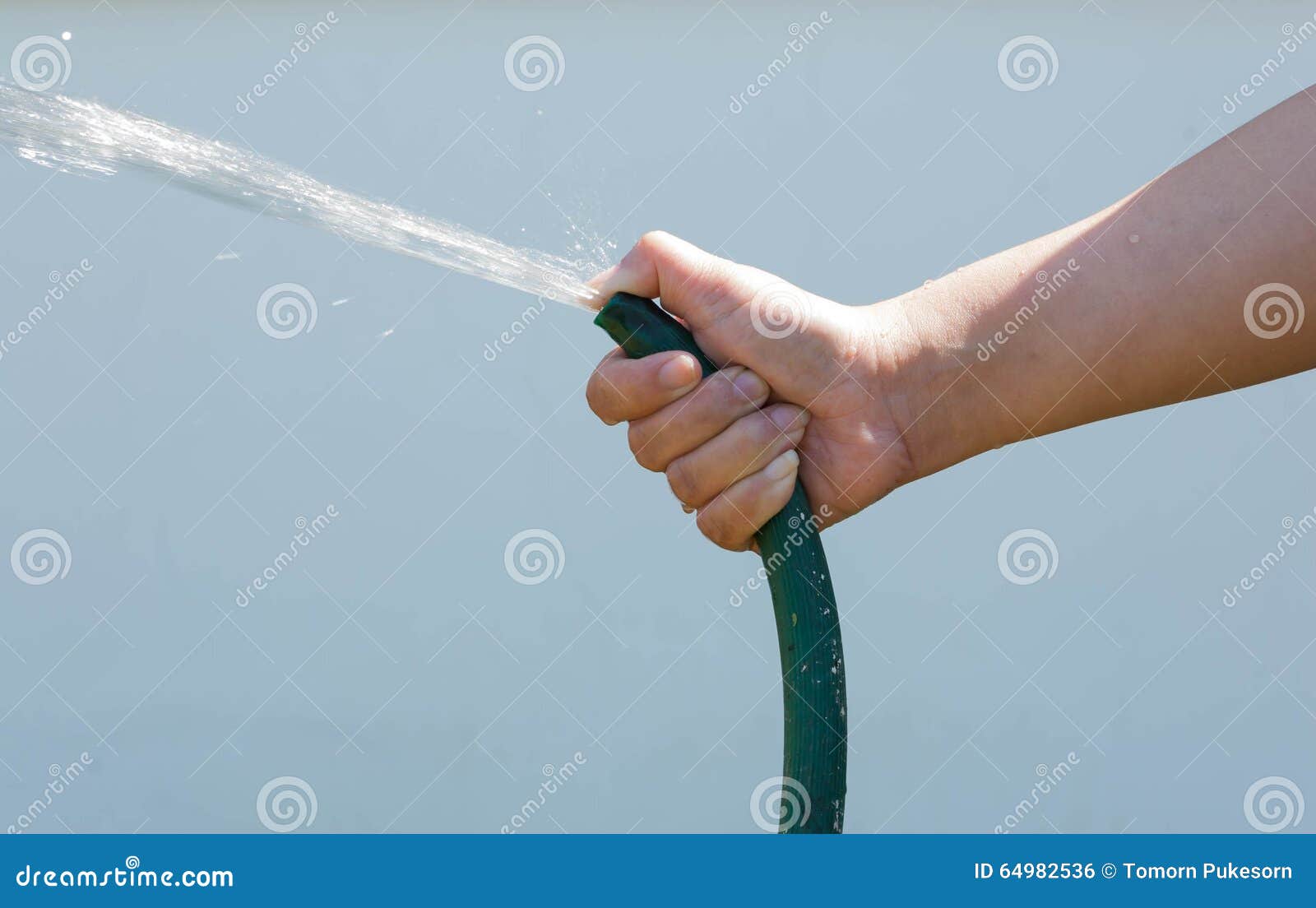 Water pipe in hand stock photo. Image of tube, natural - 64982536