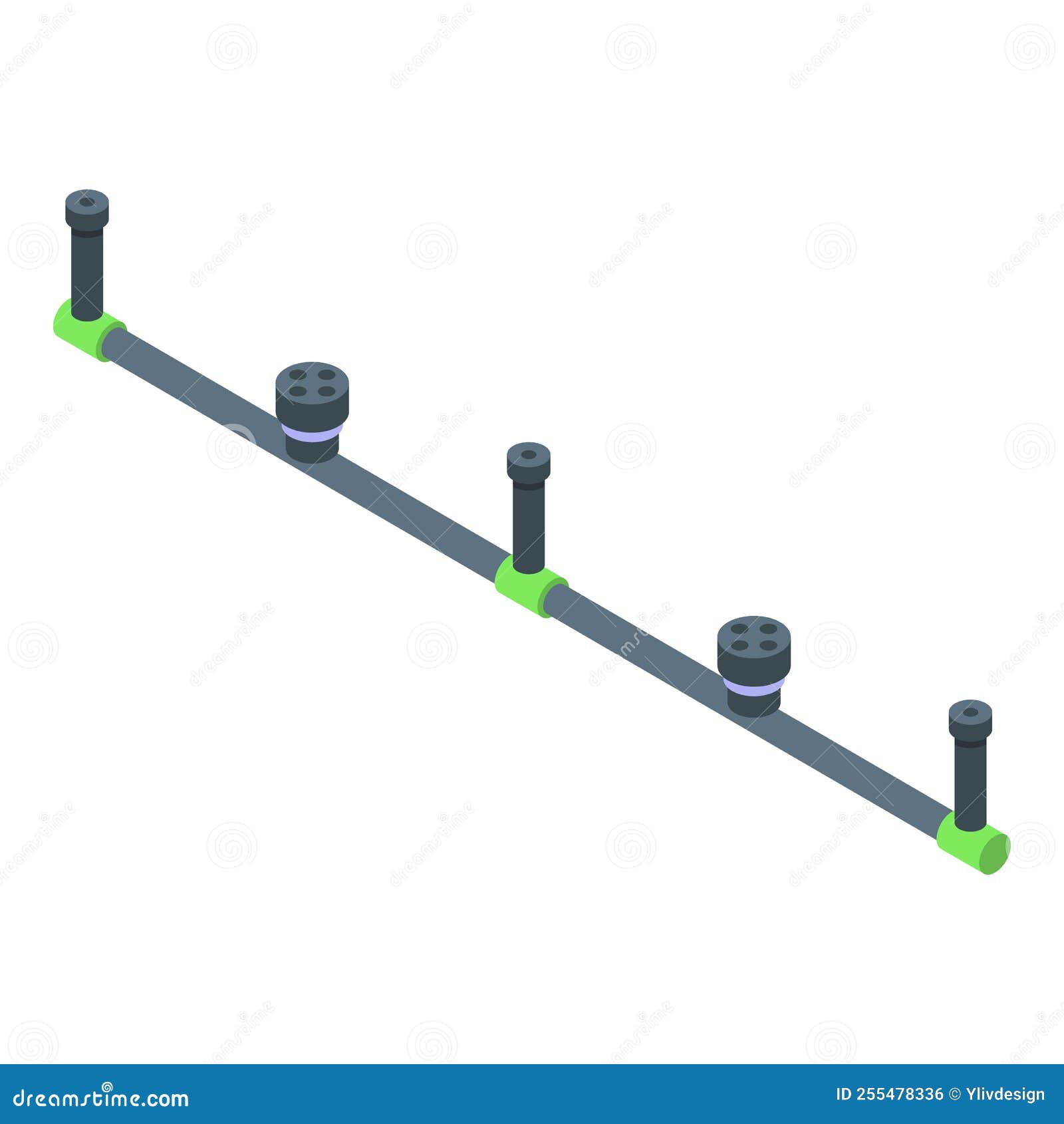Water Pipe Icon Isometric Vector. Garden System Stock Vector ...