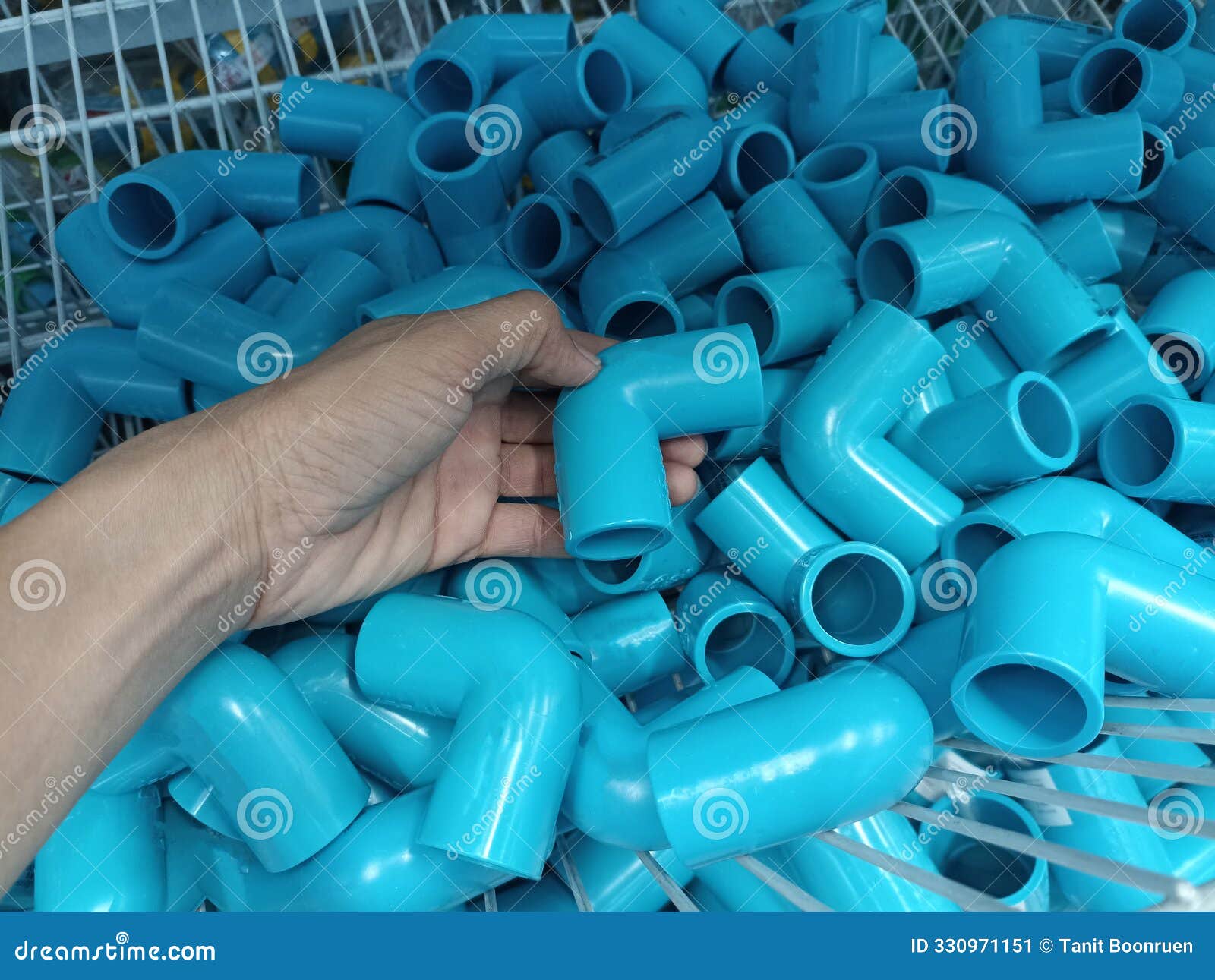 Water Pipe Joint Bent 90 Degrees Stock Image - Image of canada ...