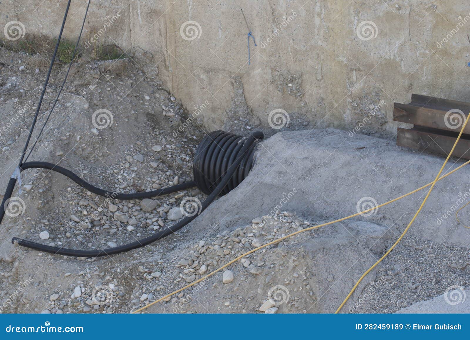 A water pipe or pipeline stock image. Image of pipeline - 282459189