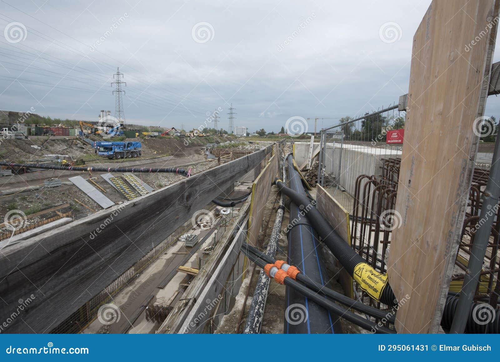 A water pipe or pipeline stock image. Image of pipeline - 295061431