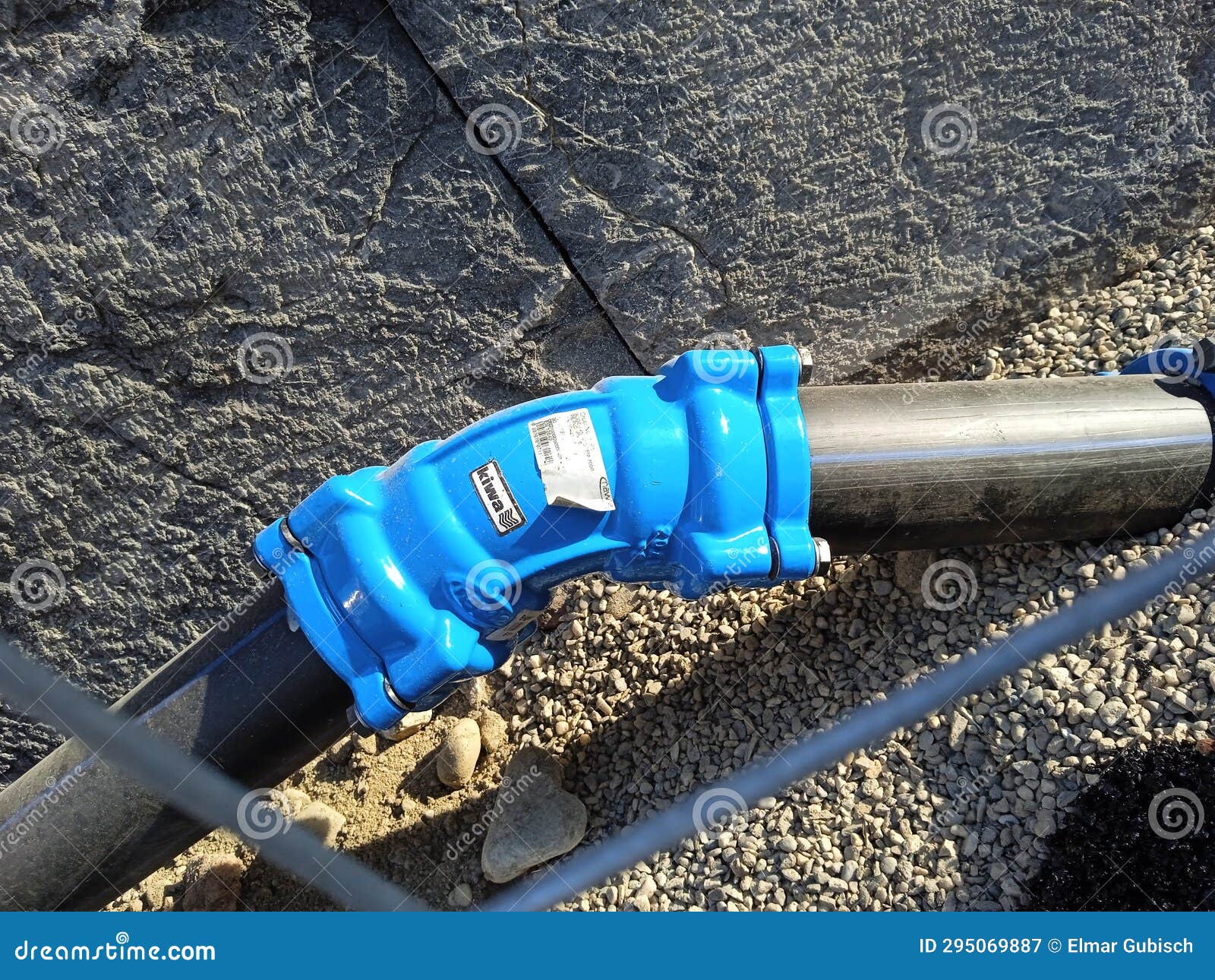 A water pipe or pipeline editorial photography. Image of construction ...