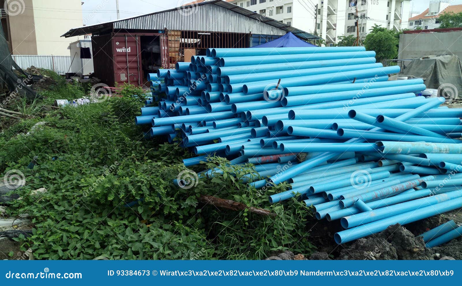 Water pipe editorial stock photo. Image of plastic, pipe - 93384673