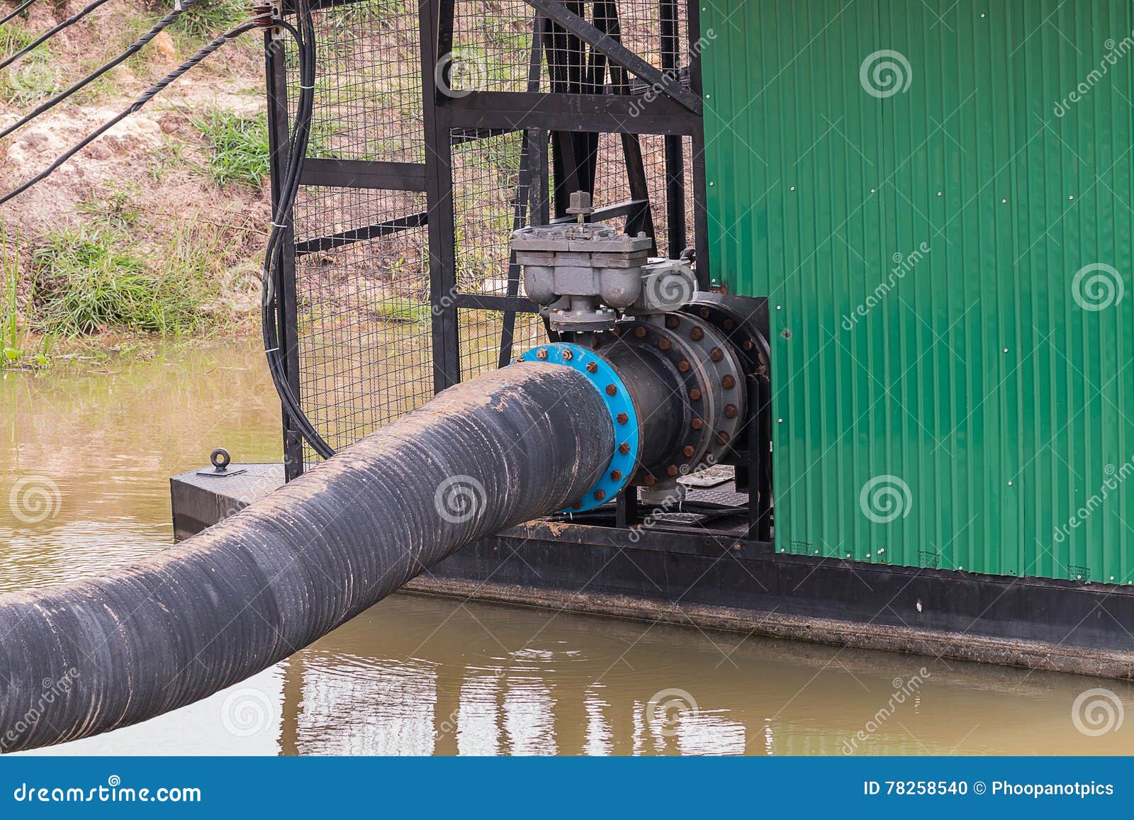 Water pipe pump stock photo. Image of transportation - 78258540