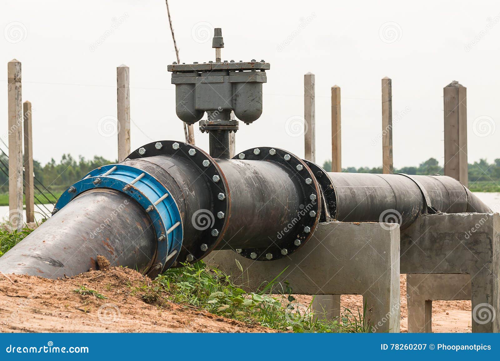 Water pipe pump stock image. Image of tower, mountain - 78260207