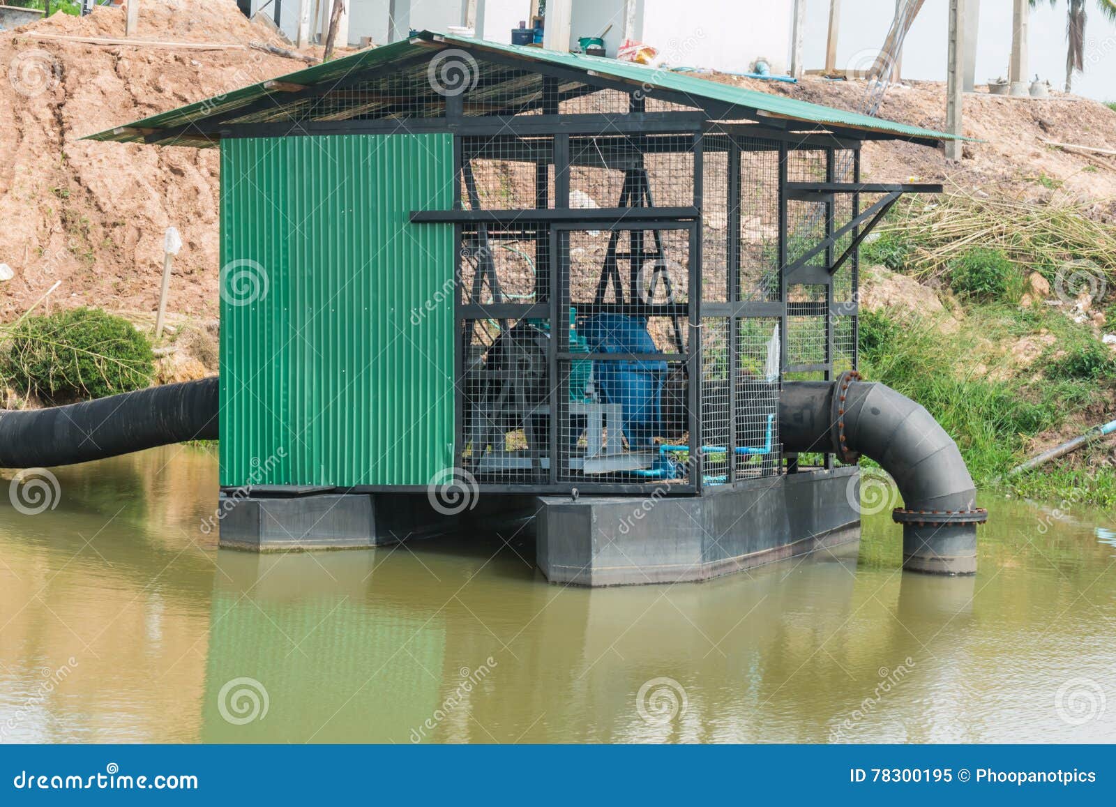 Water pipe pump stock image. Image of metal, pipeline - 78300195