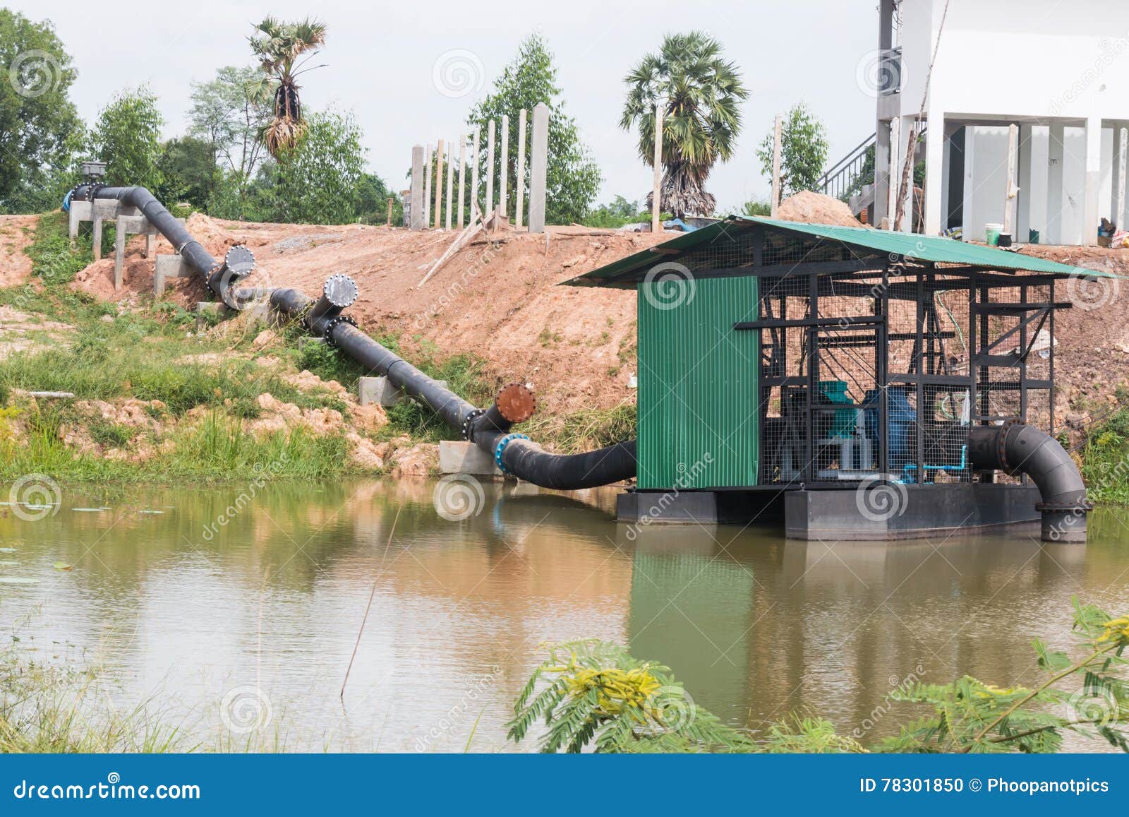 Water pipe pump stock photo. Image of pipeline, petroleum - 78301850