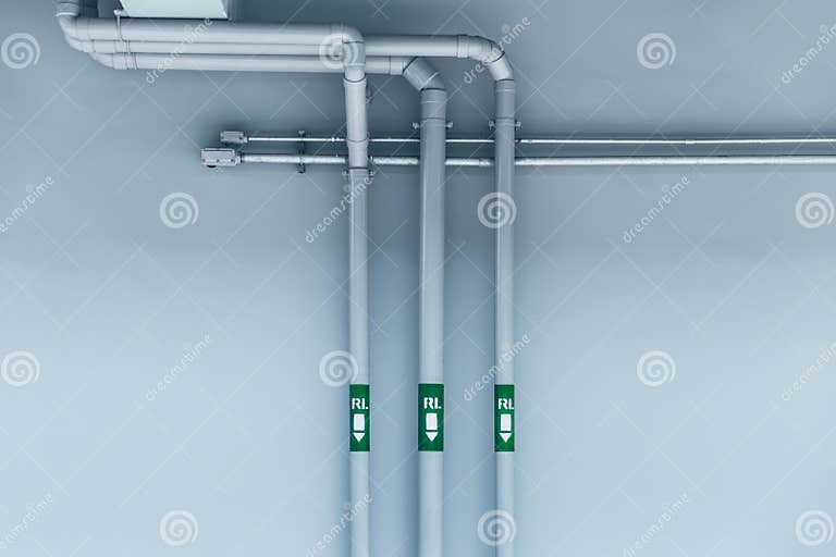 Water Pipe System Design Construction Engineering Stock Photo - Image ...