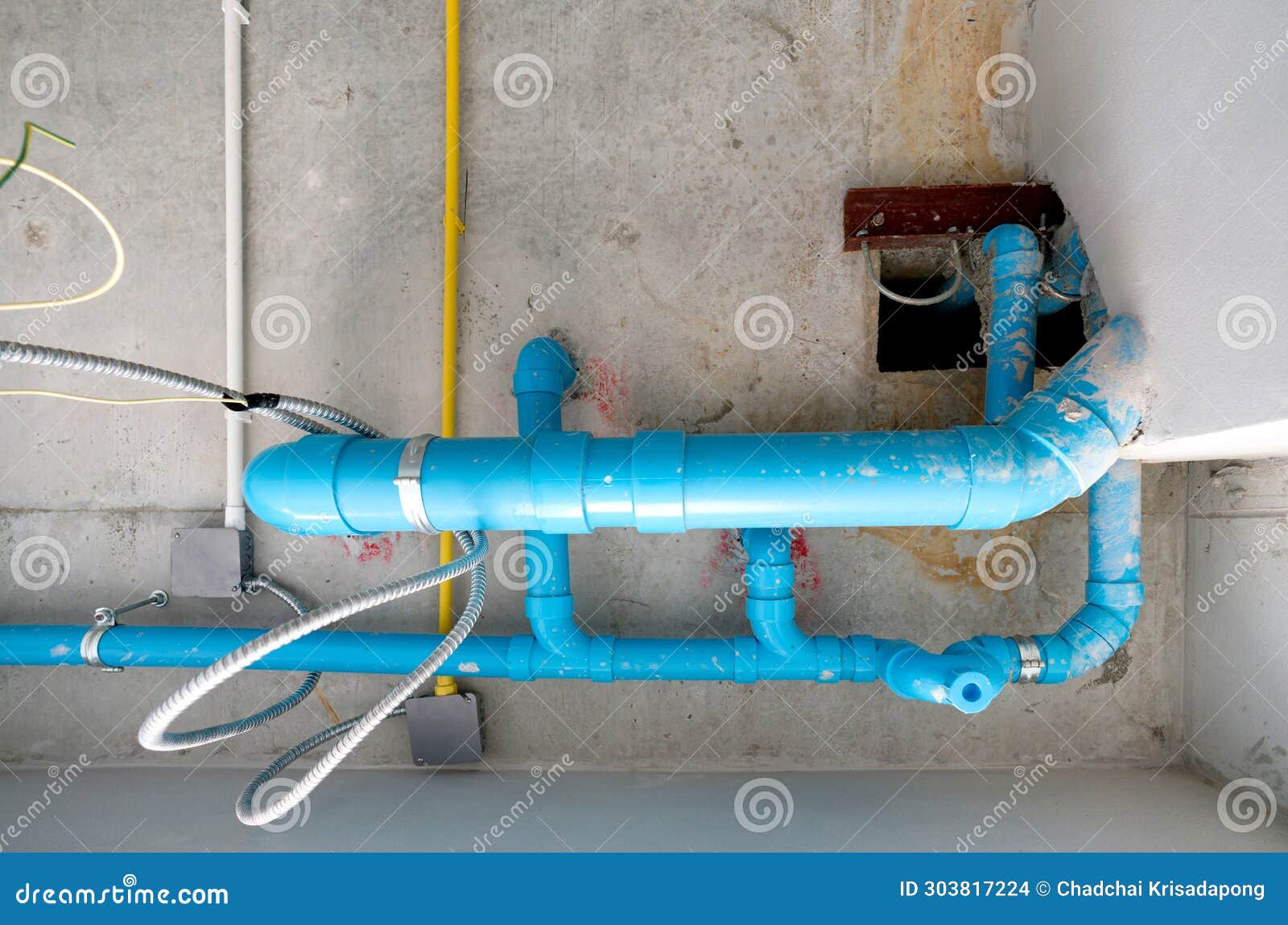 The Water Pipe System, Wastewater Pipes and Electrical Wiring are ...